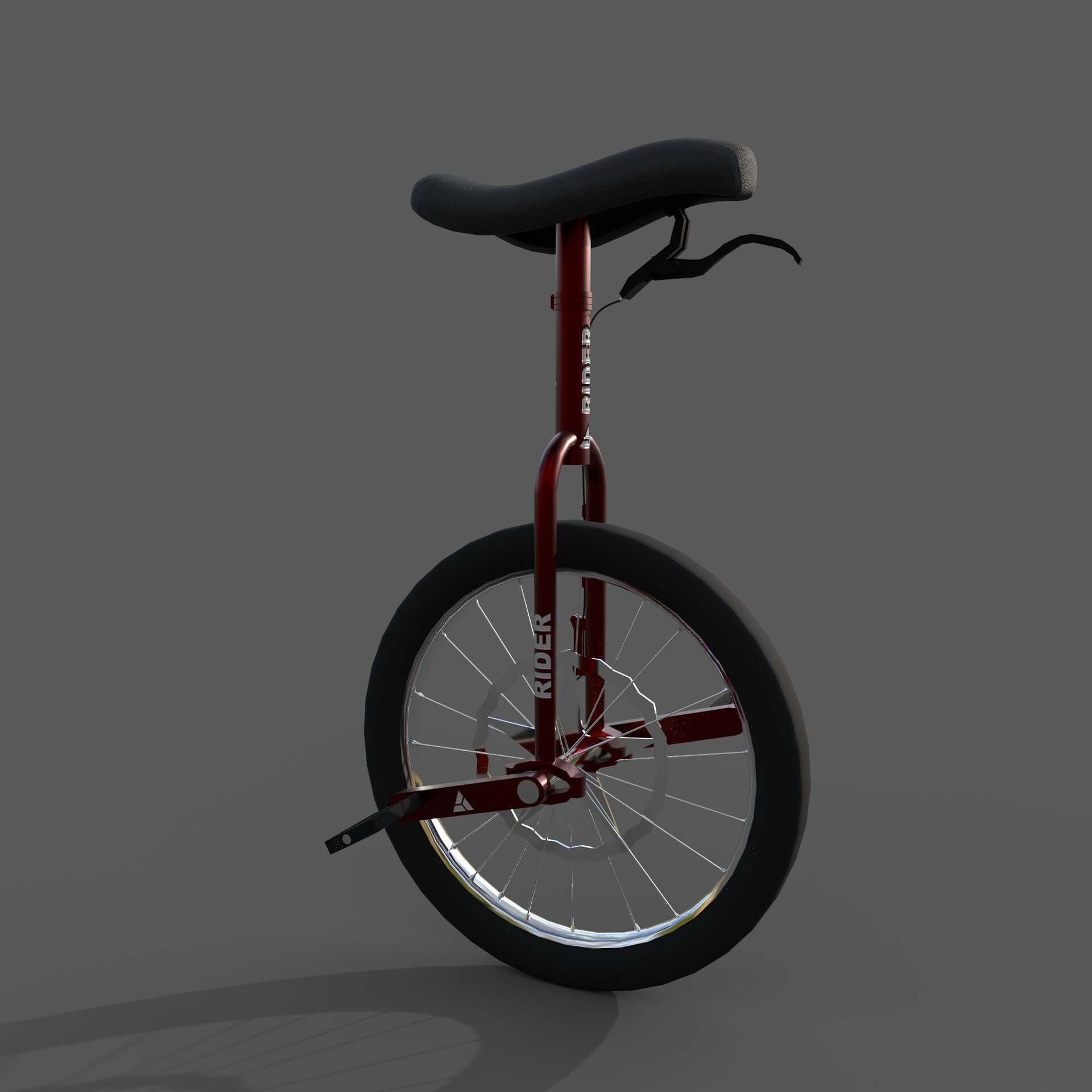 ArtStation - Unicycle 3d model with texture