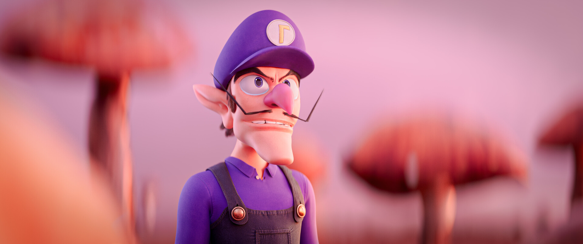 ArtStation - Waluigi - Mushroom Shot