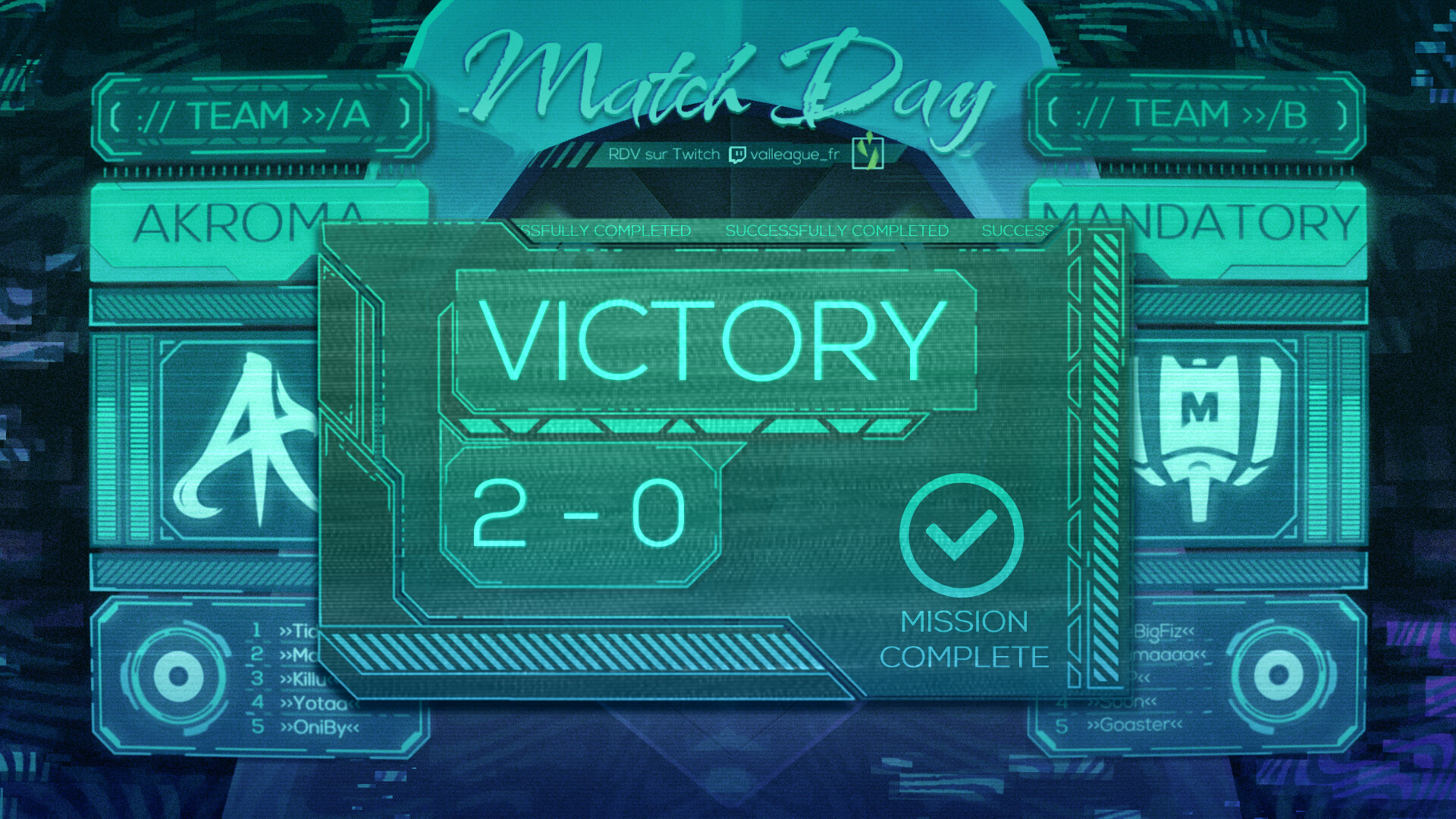 MO is RED - AKROMA - Valorant match panels (spring 2024)