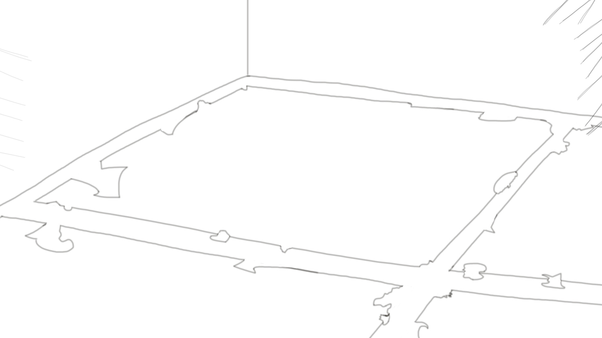 ArtStation - Basic sketch of stone floor slab 1 (PreProject 'Stronghold')