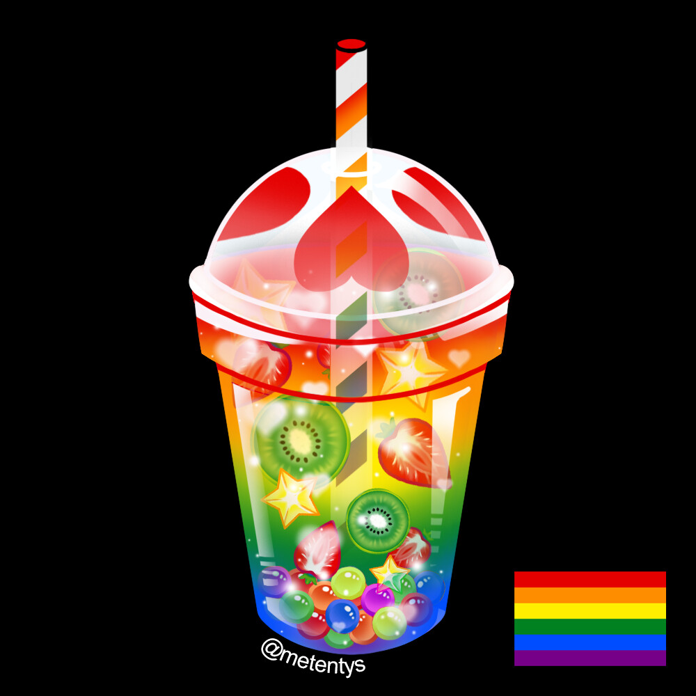ArtStation - LGBT Bubble Tea