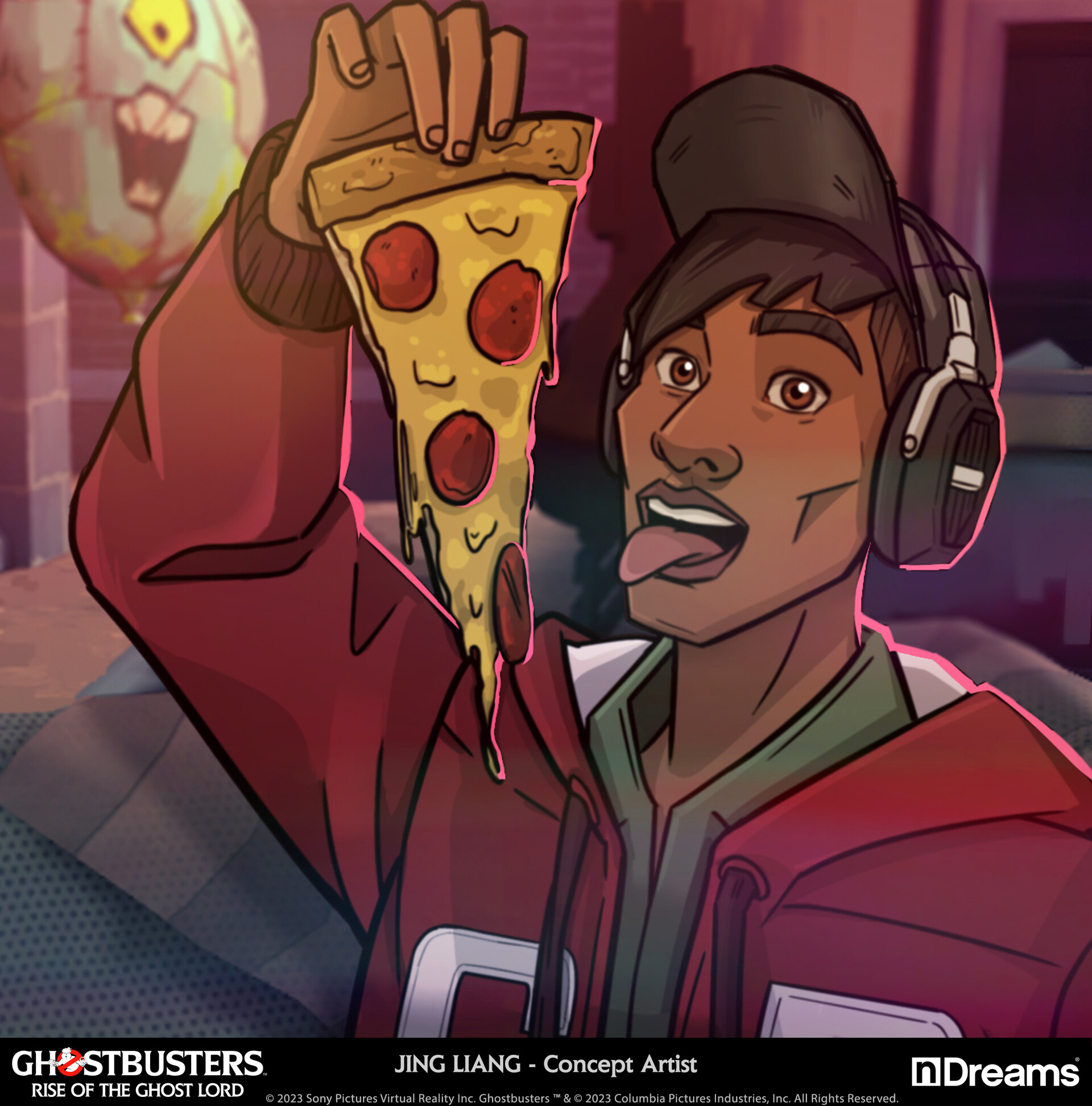 Jing Liang - Player Character Polaroids - Ghostbusters: Rise of the Ghostlord