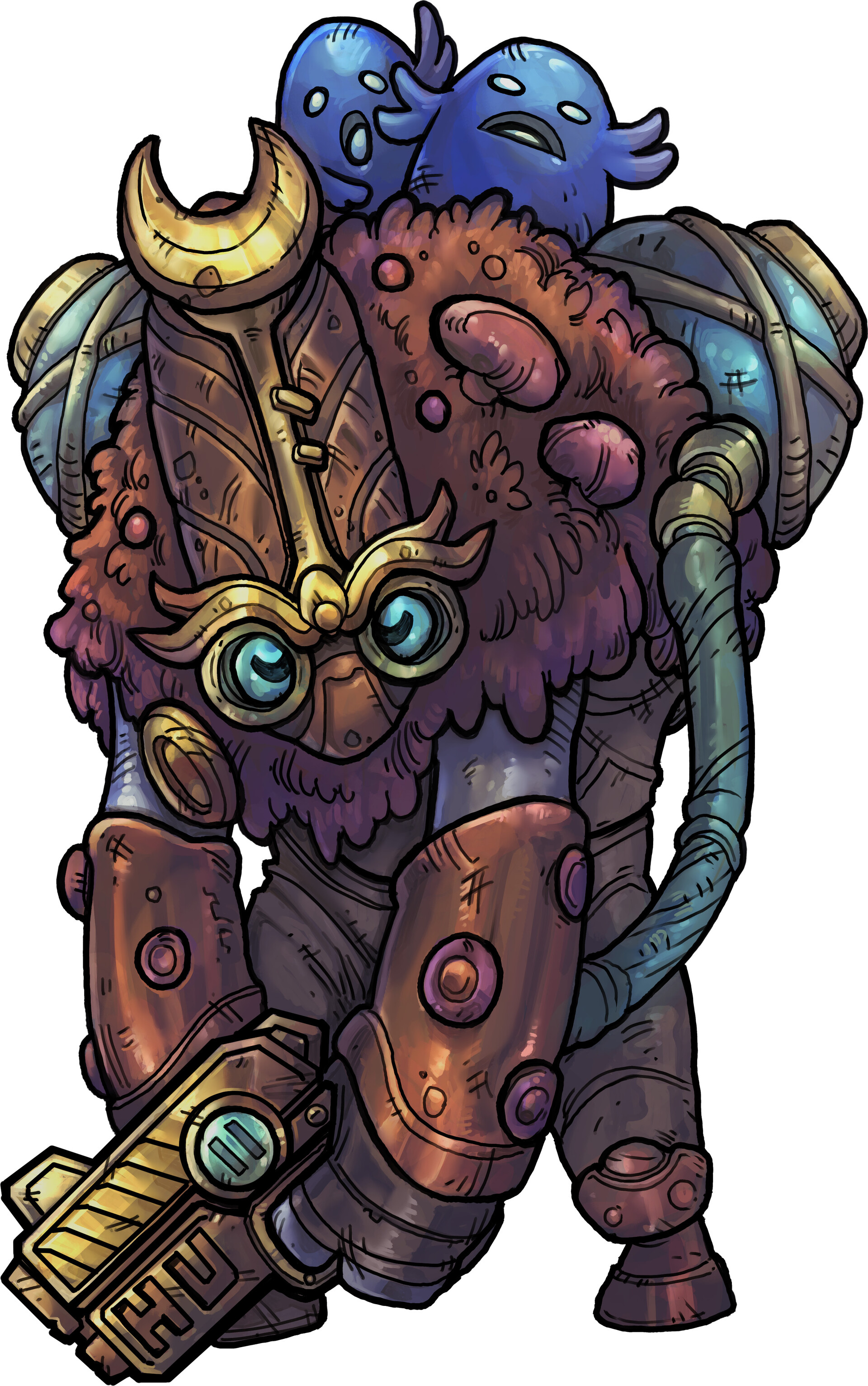 ArtStation - monster concepts for maho the monster cook