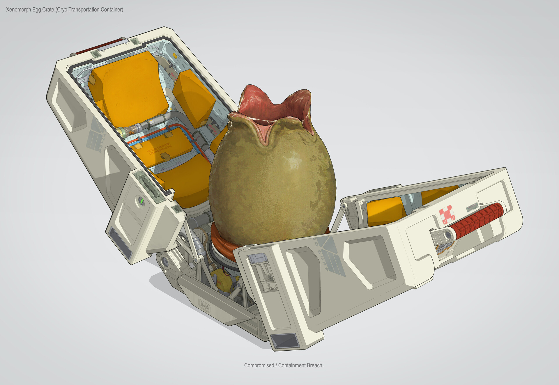 ArtStation - "Alien" Xenomorph Egg Crate
