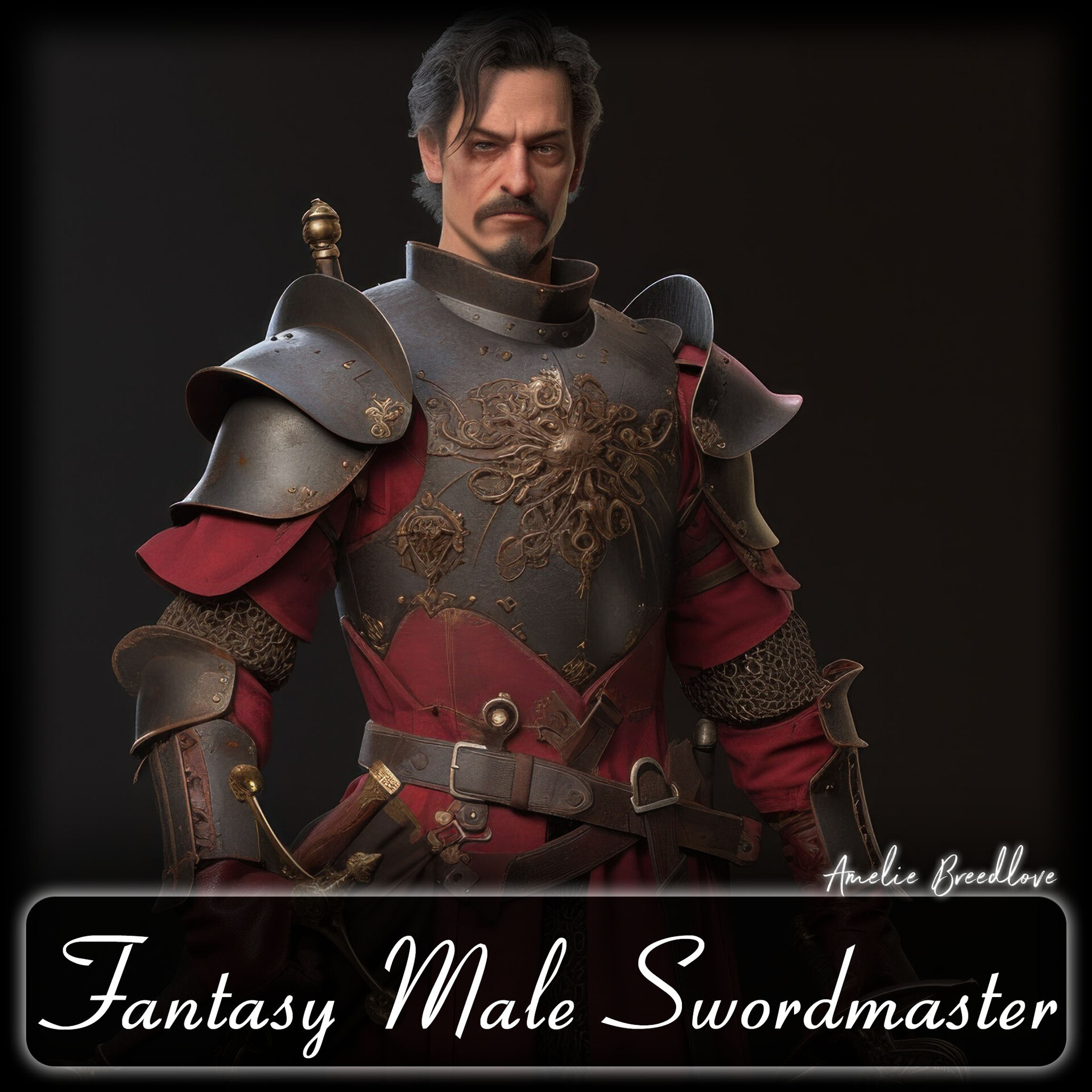 ArtStation - 200 Fantasy Male Swordmaster Reference Pack | 4K | v.169