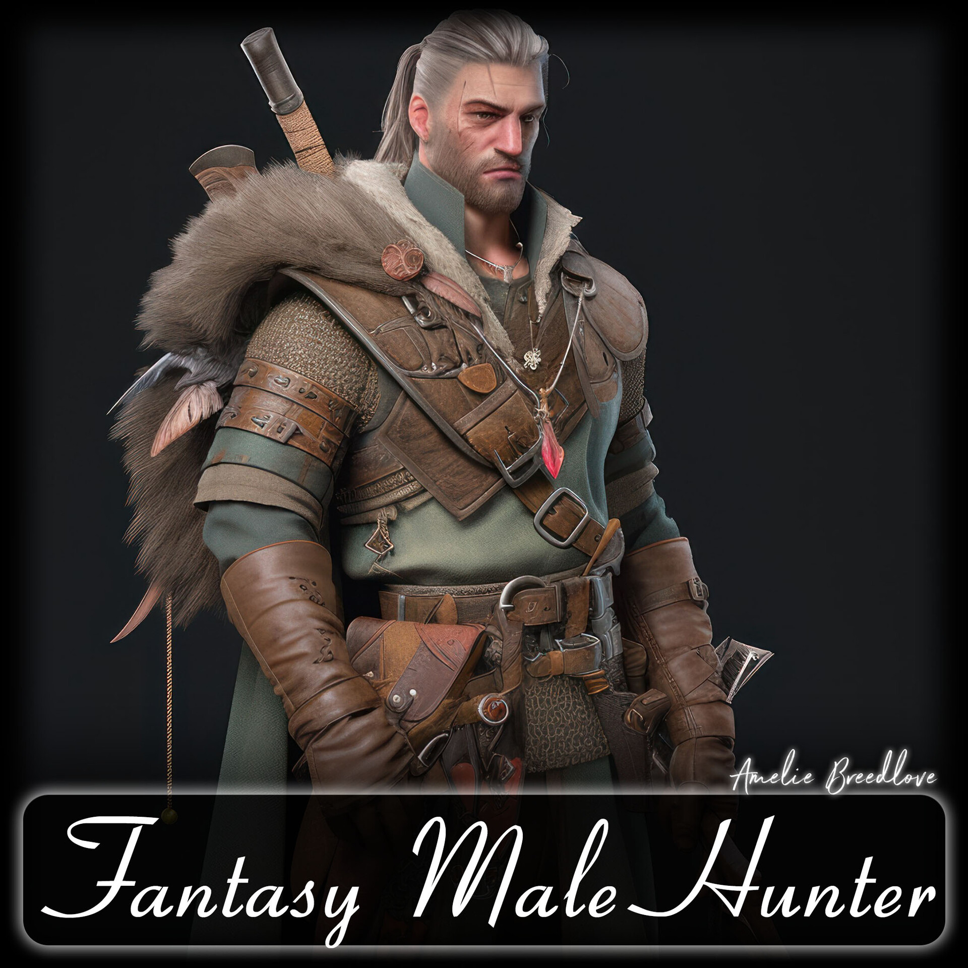 ArtStation - 200 Fantasy Male Hunter Reference Pack | 4K | v.183