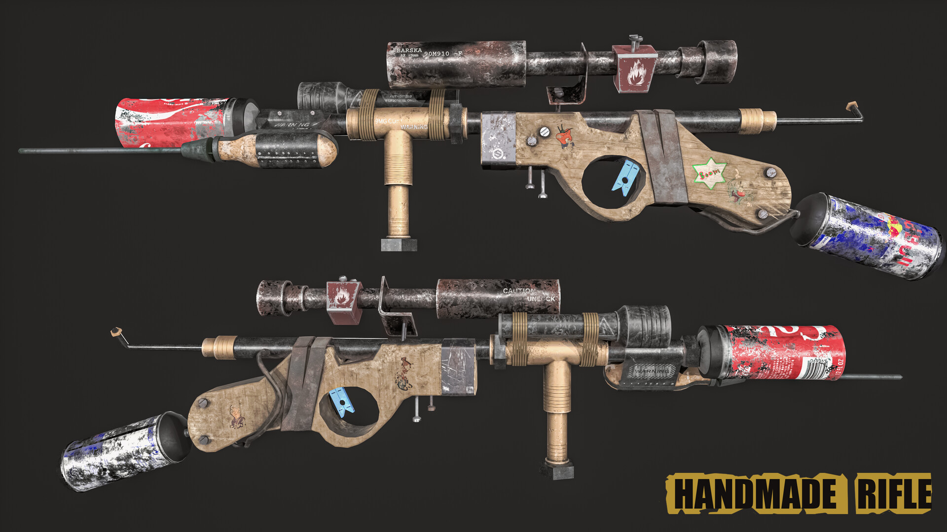 ArtStation - Handmade Rifle Gun