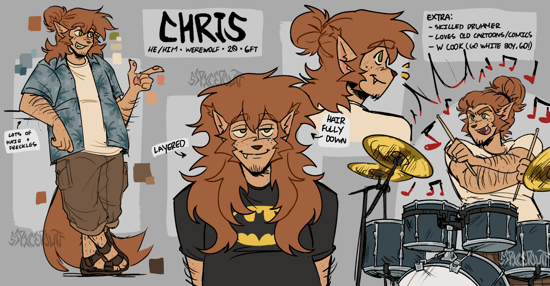 ArtStation - Chris Reference Sheet