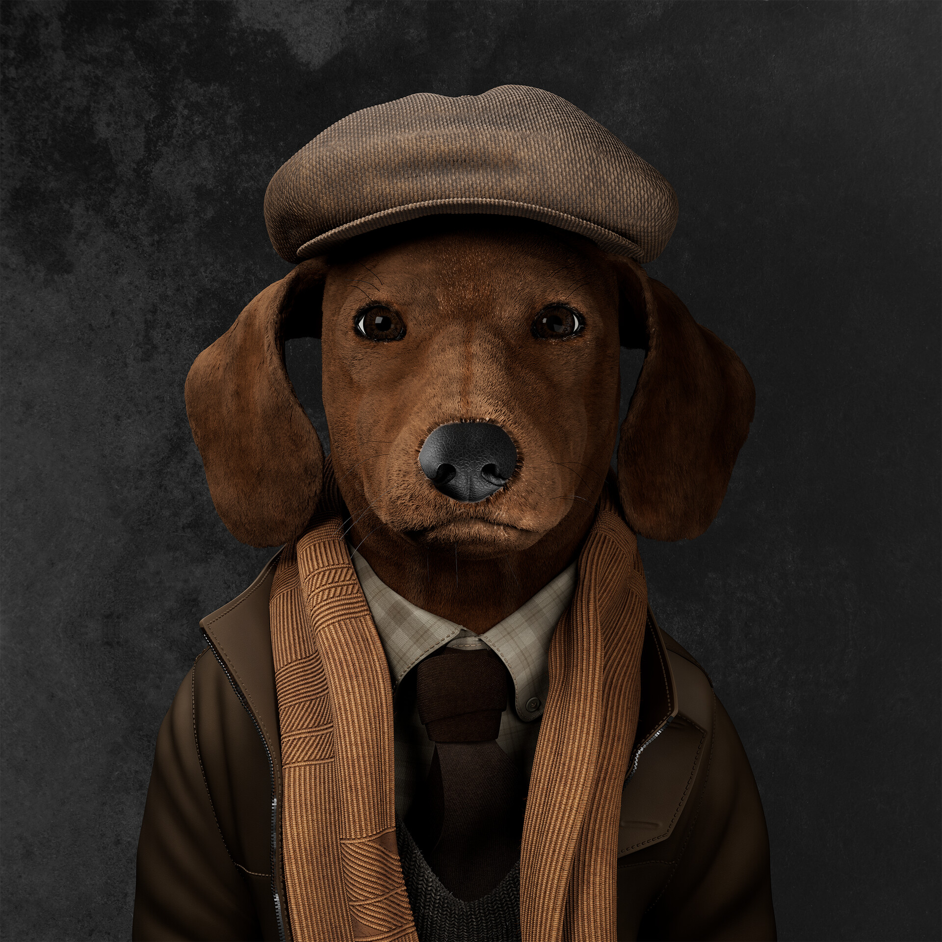 ArtStation - The Dapper Dachshund