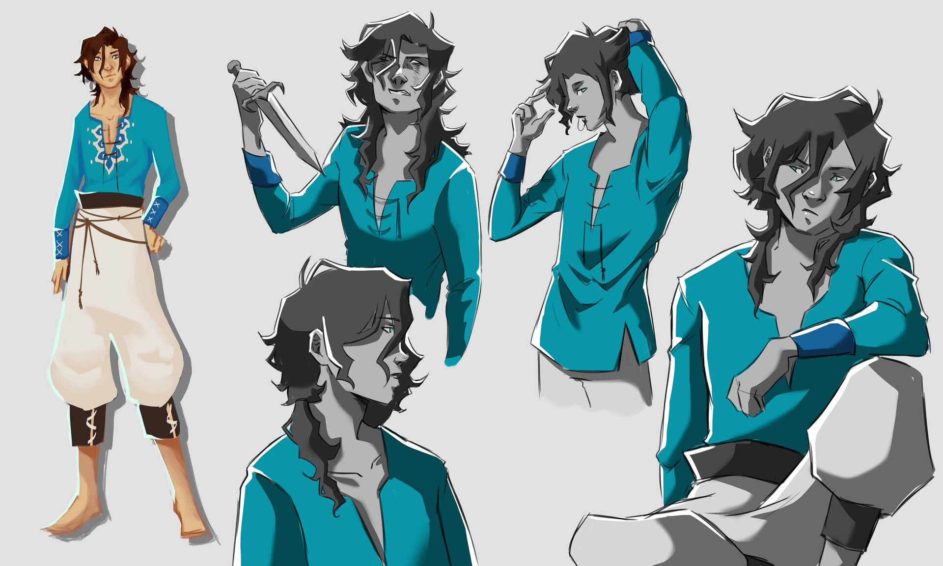 ArtStation - Young pirate captain concepts