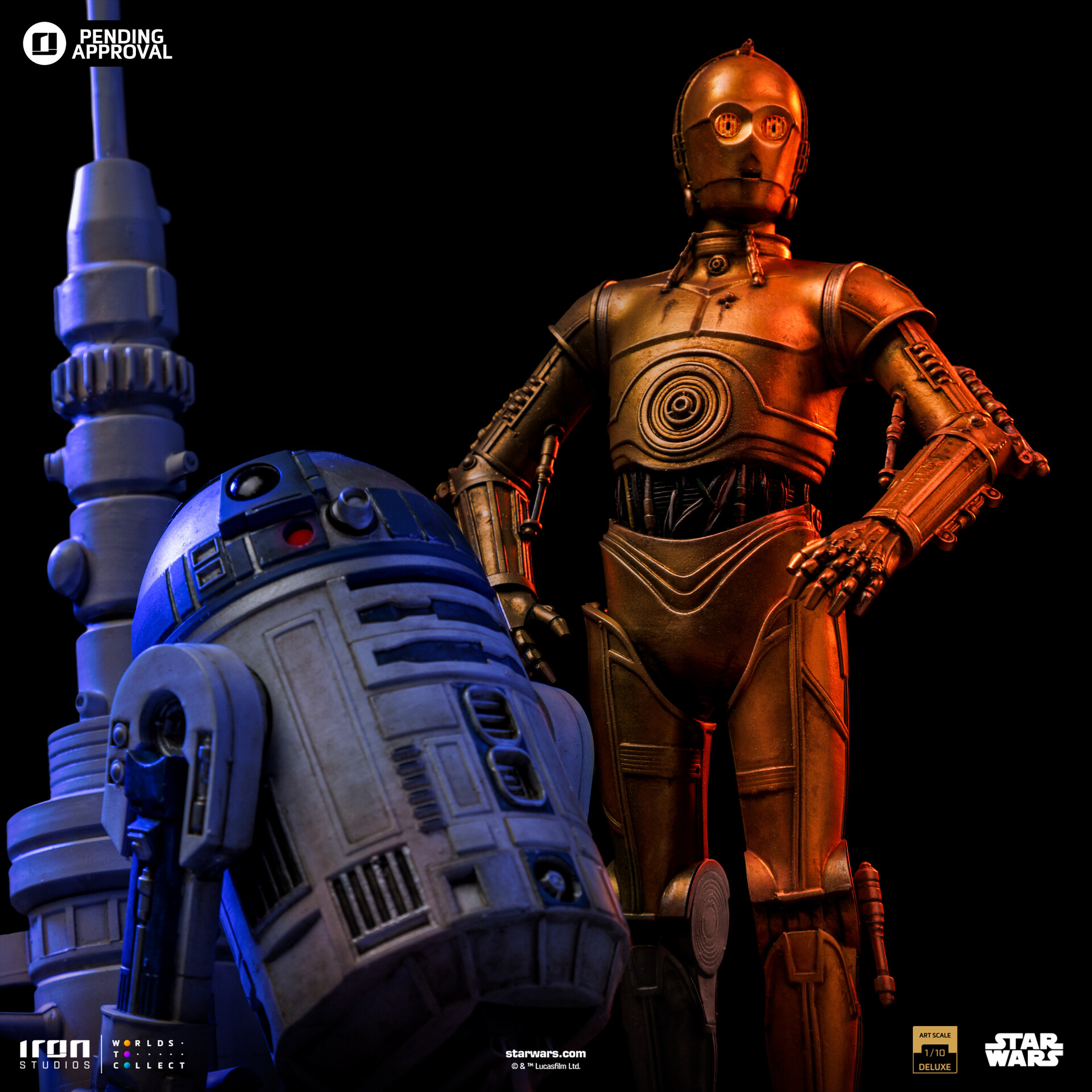 ArtStation - C-3PO and R2-D2 Deluxe - Star Wars - Art Scale 1/10 - Iron ...