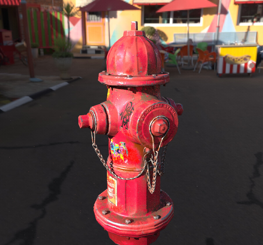 ArtStation - Fire Hydrant
