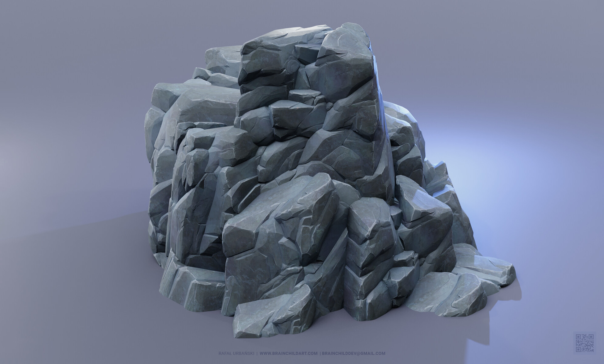 3d game artist | 3d art | Game Art | - 3D Stylized Rock Sculpts, Videos ...