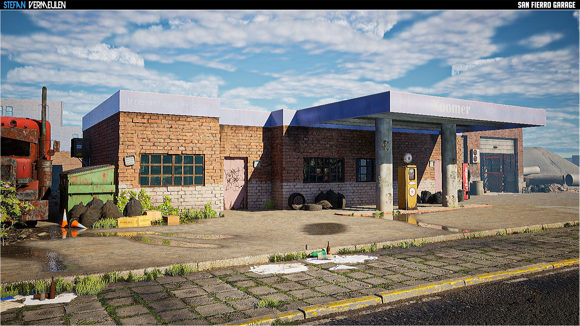 ArtStation - GTA San Andreas San Fierro Garage
