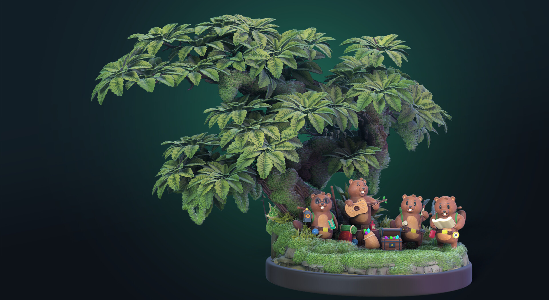 ArtStation - Beavers & Chill