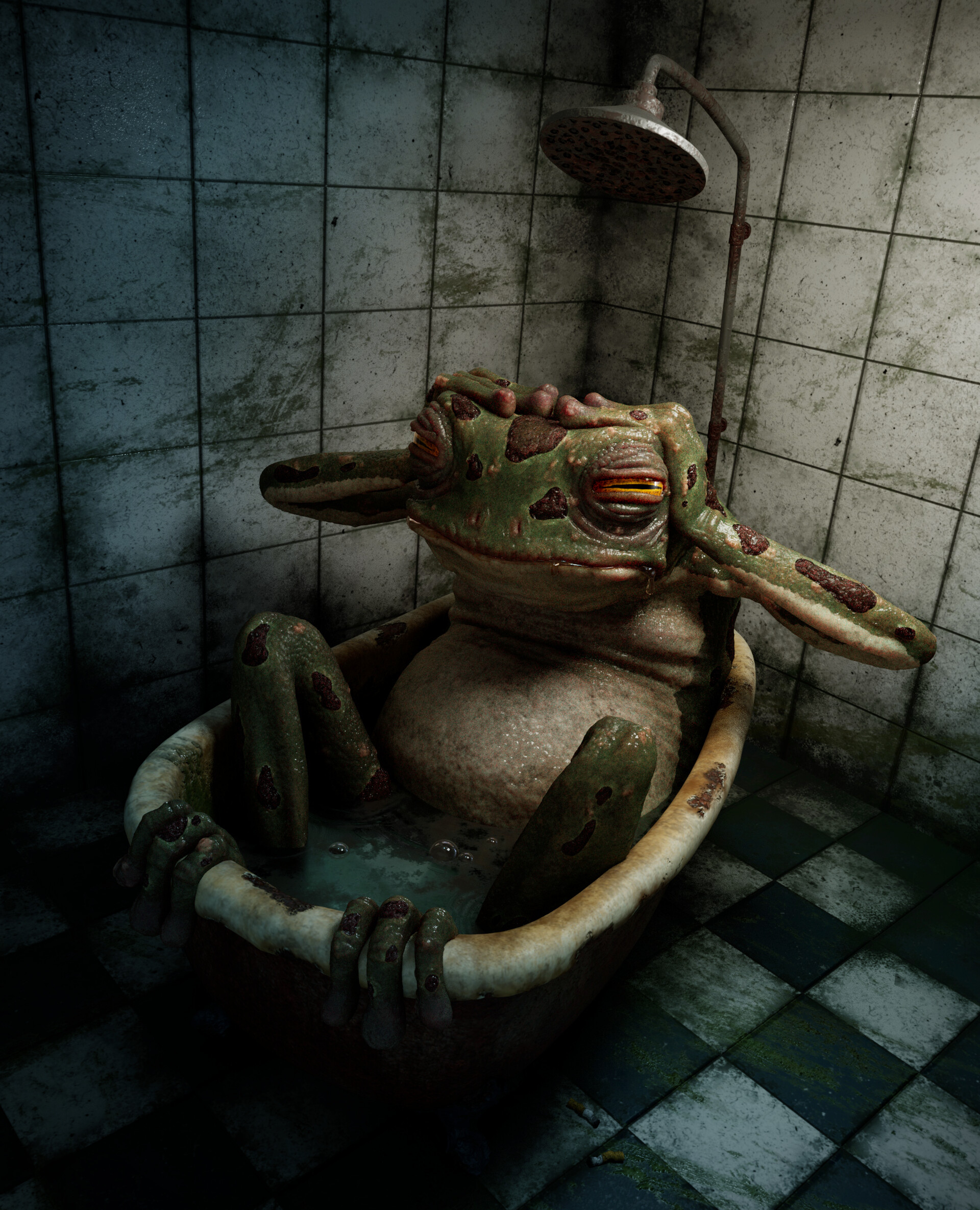 ArtStation - Creepy Frog