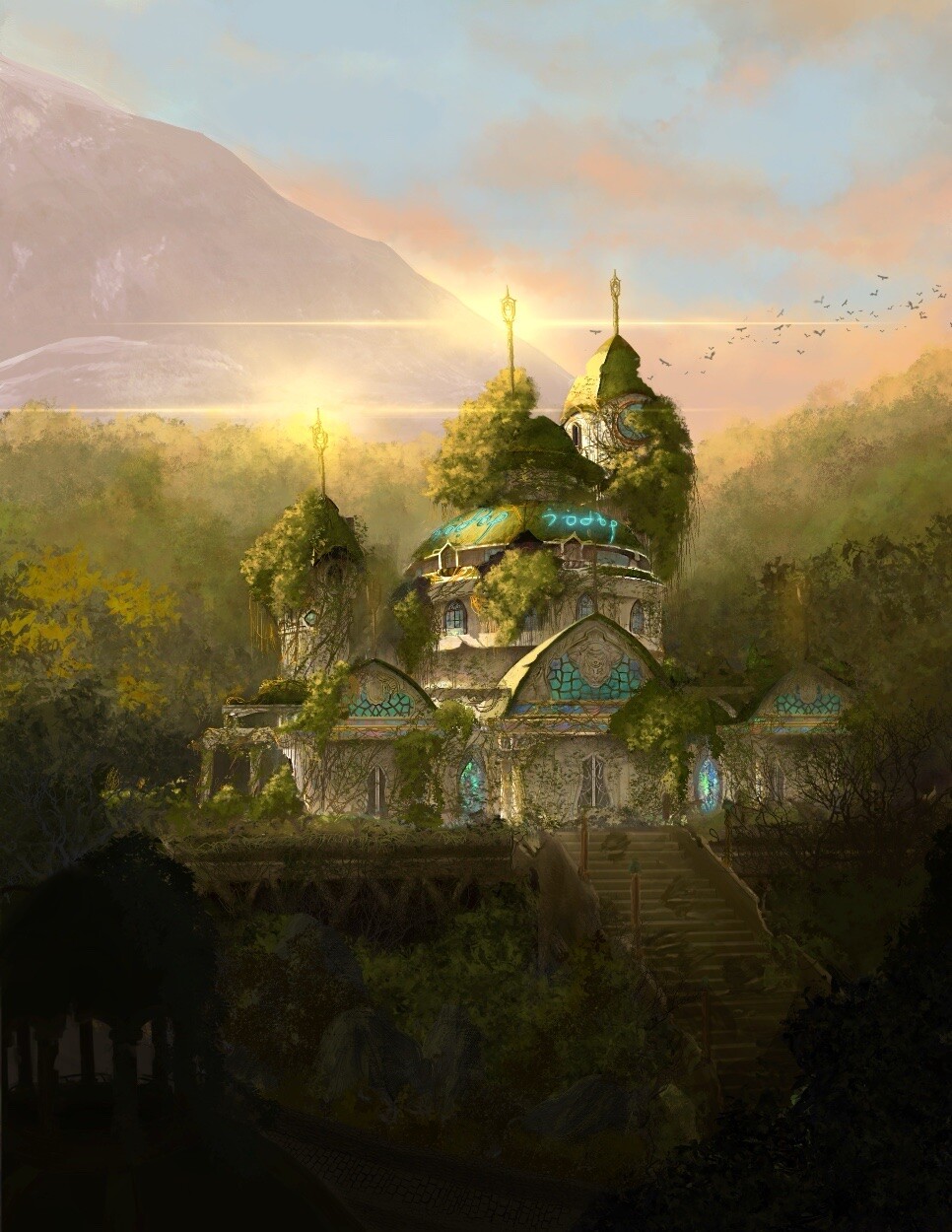 ArtStation - Elven Cathedral