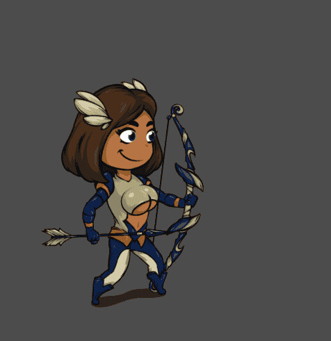 ArtStation - girl with arrow