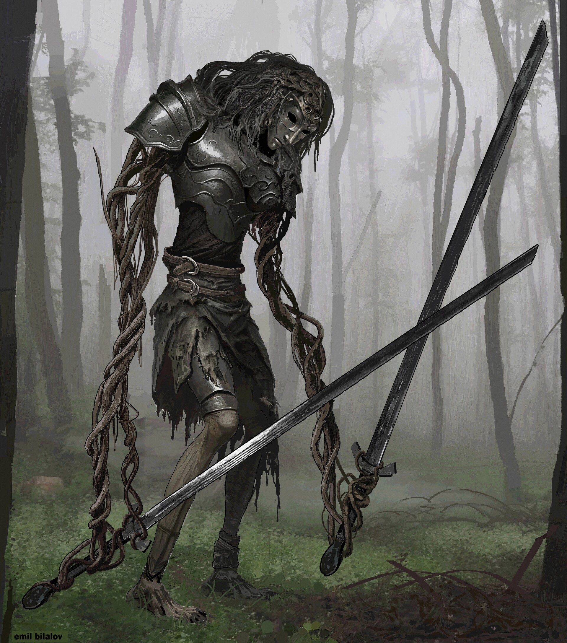 ArtStation - Curse of the Forest depths