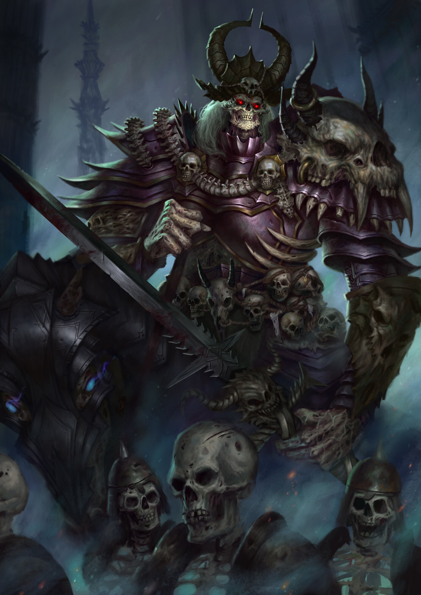 ArtStation - knight of bones and plates