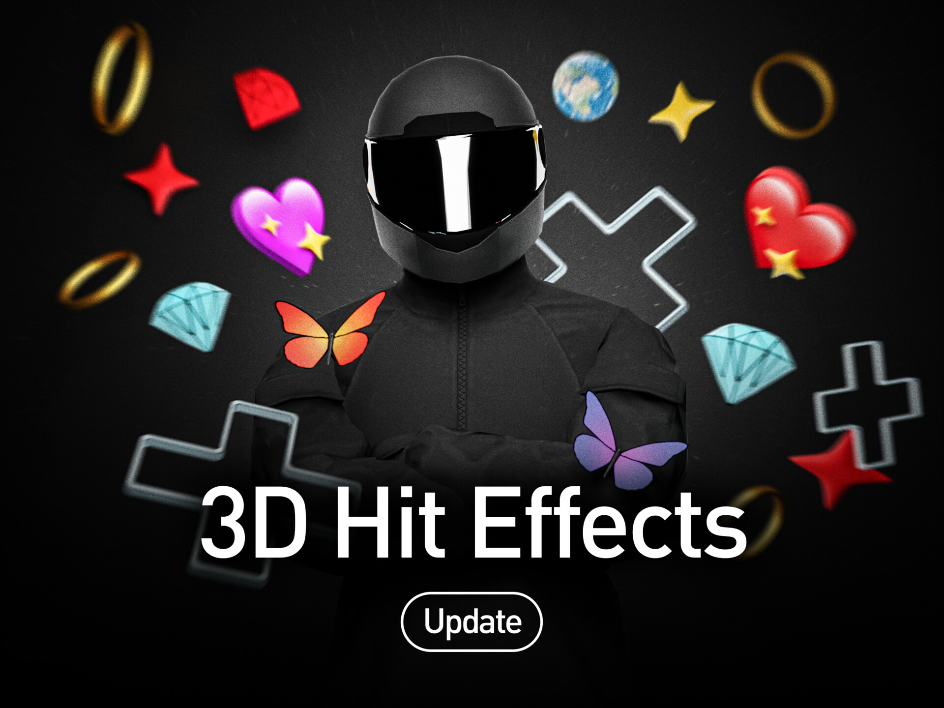 ArtStation - 3D Hit Effect Update / 3D Render & Design