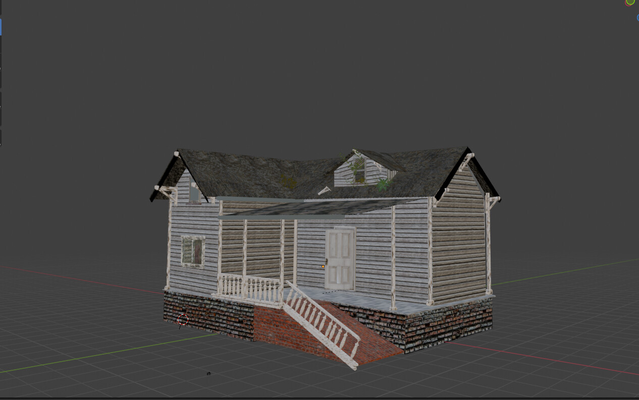 ArtStation - 3D Model of a House