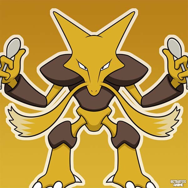 ArtStation - Alakazam, Pokémon