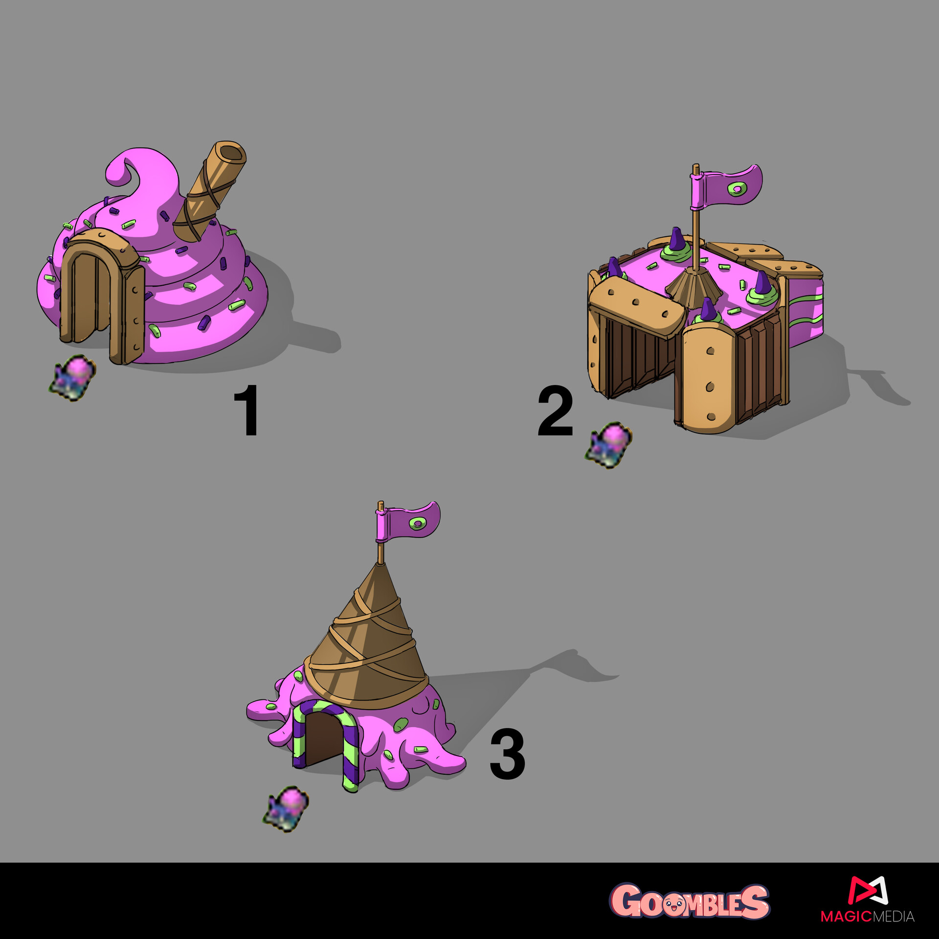 Marcos Torres - Goombles - Buildings Concept Art