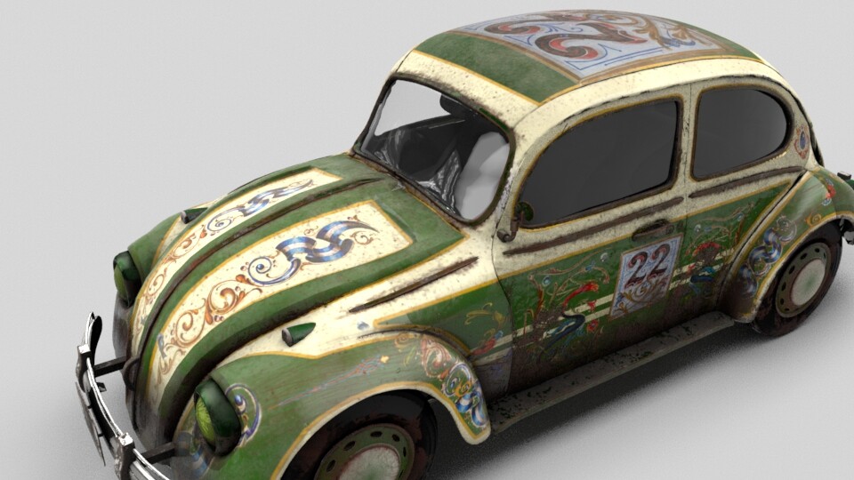 ArtStation - Shading Fileteado Porteño