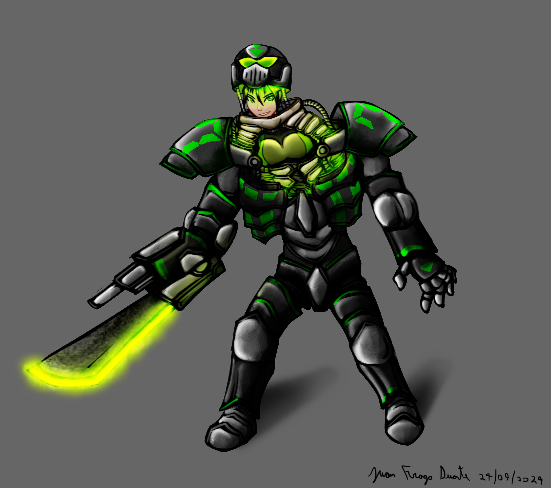 how to draw mecha armor