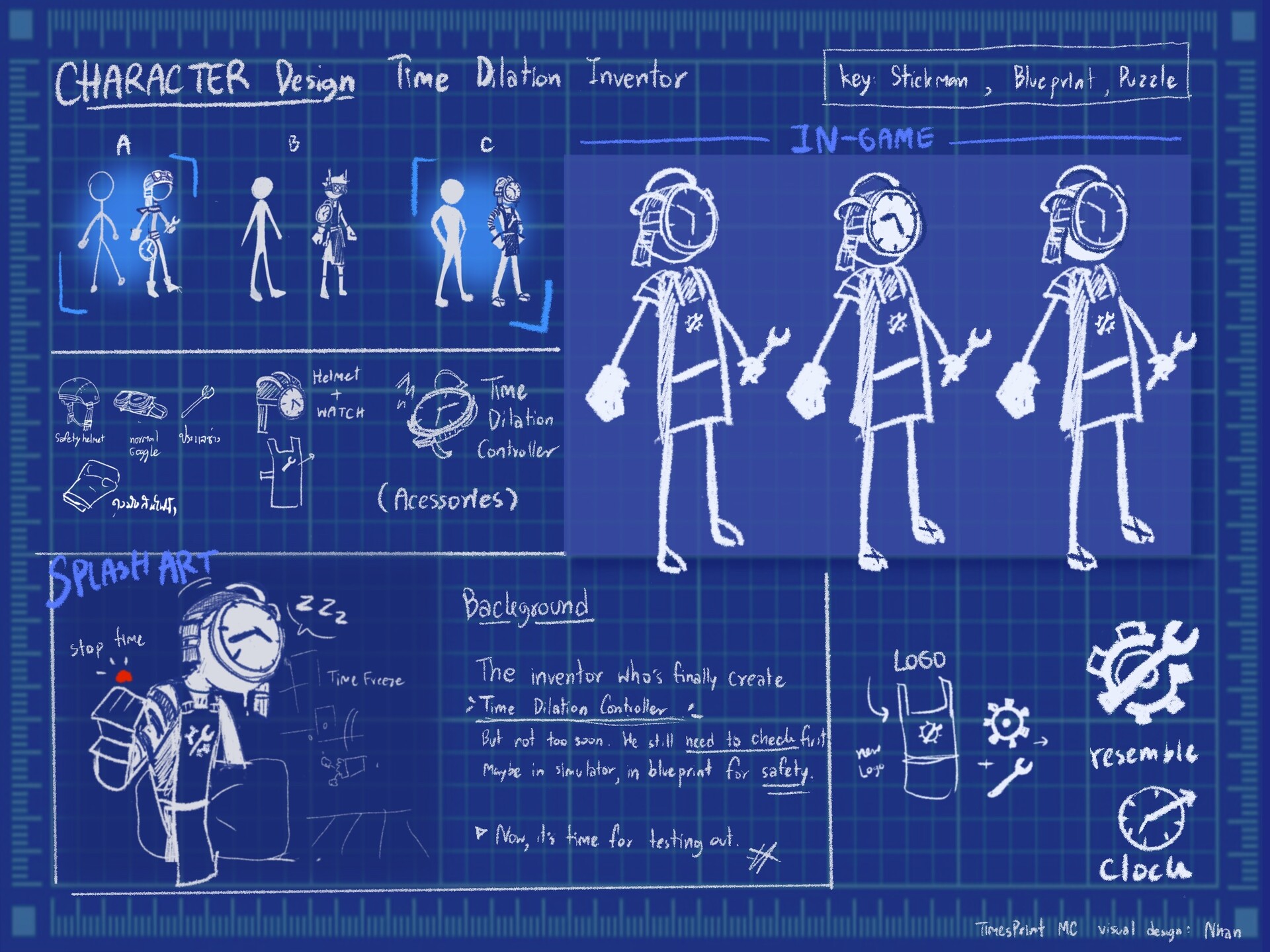 ArtStation - Game Character Design: Time Dilation Mechanics