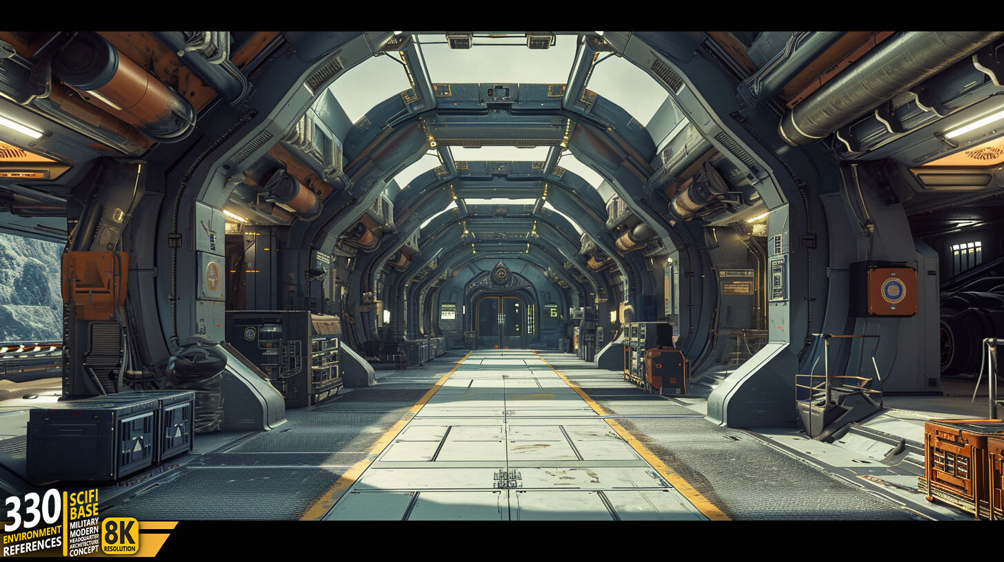 ArtStation - 330 Scifi Base-Military-Modern-Headquarter-Architecture ...