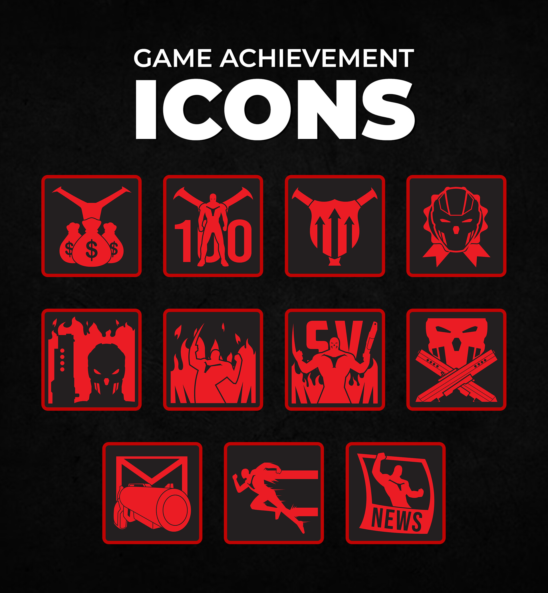 ArtStation - Game Achievement Icon