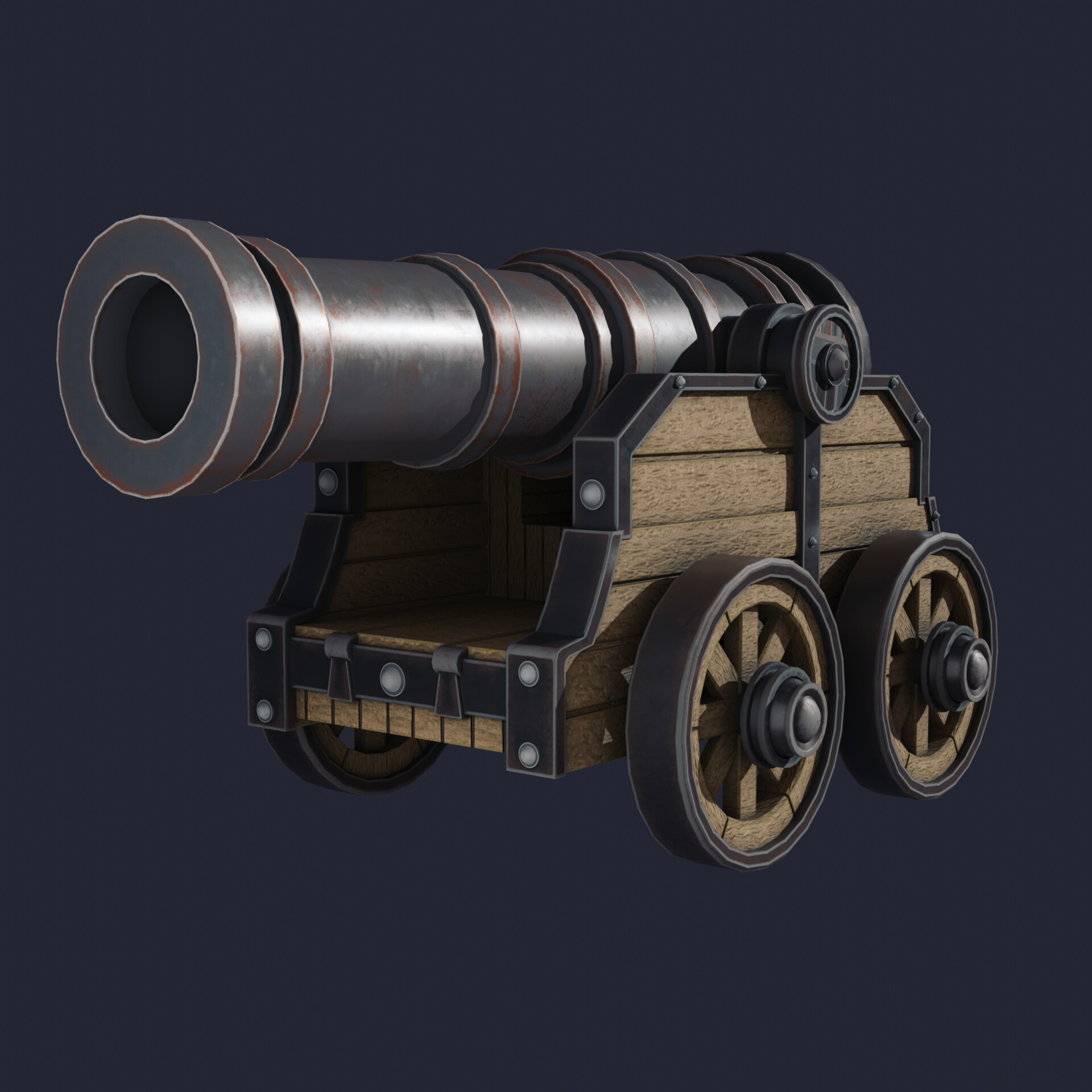 ArtStation - Realistic Medieval Cannon