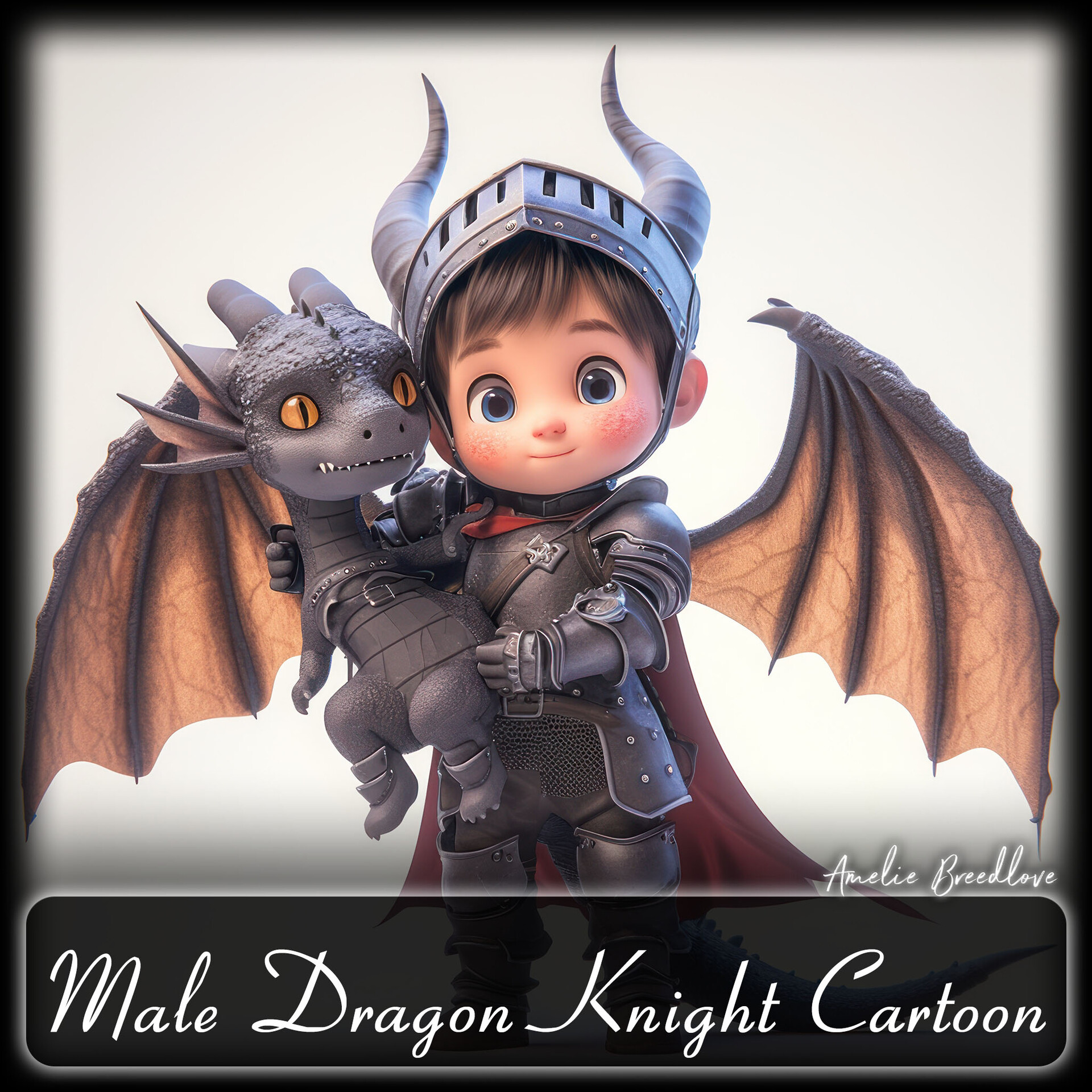 ArtStation - 200 Male Dragon Knight Cartoon (Full Body) Reference Pack ...