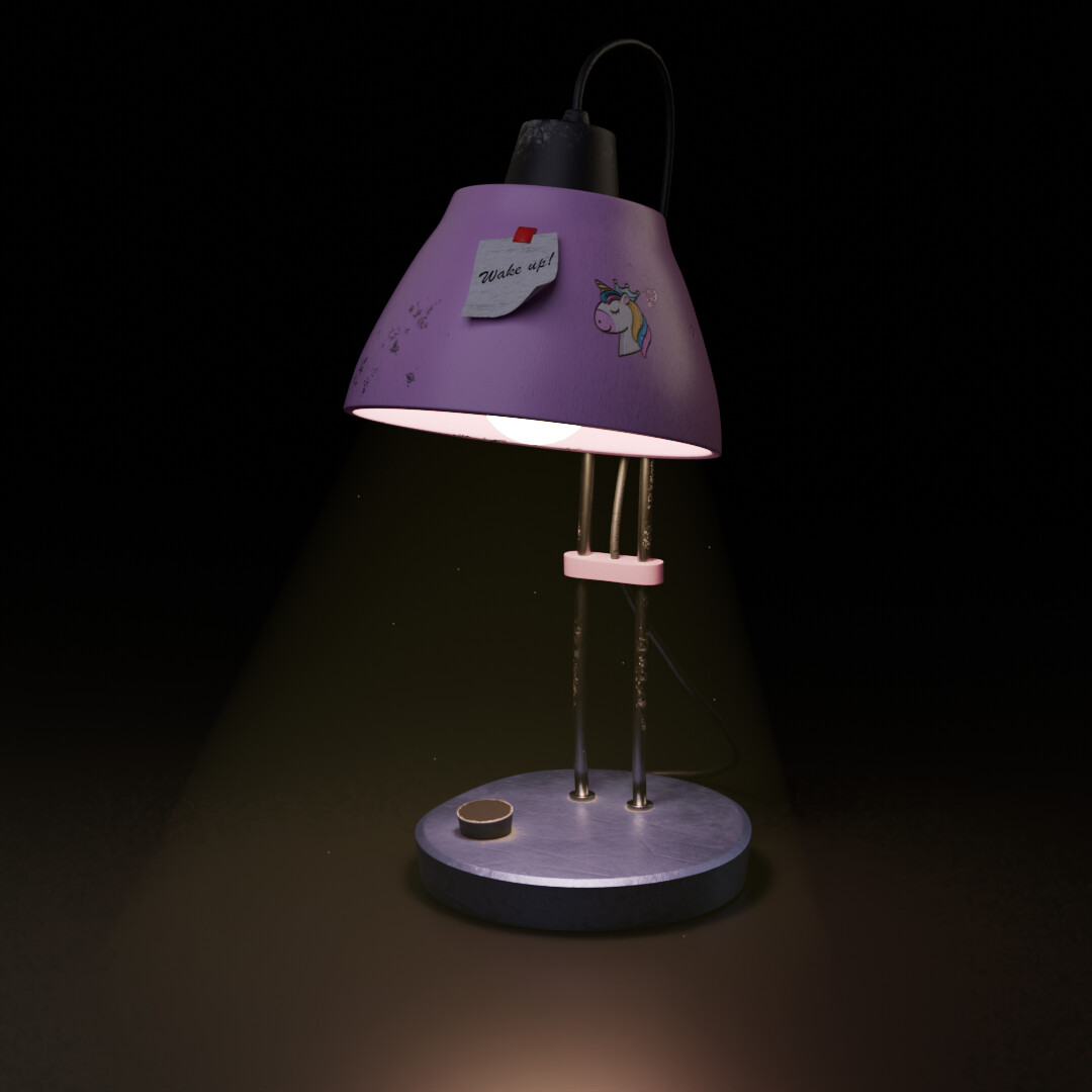 ArtStation - Litte Funny Lamp
