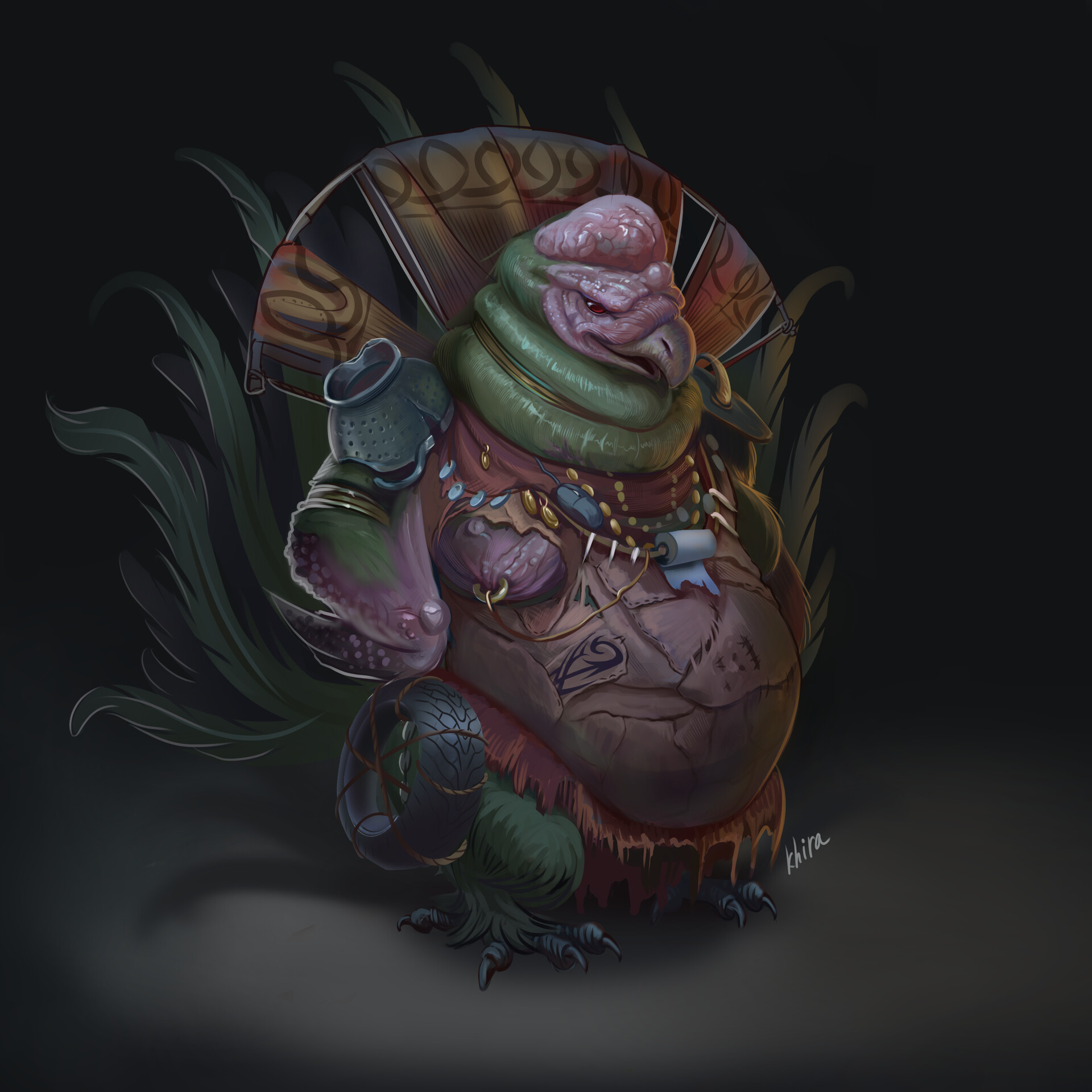 ArtStation - Bird leader