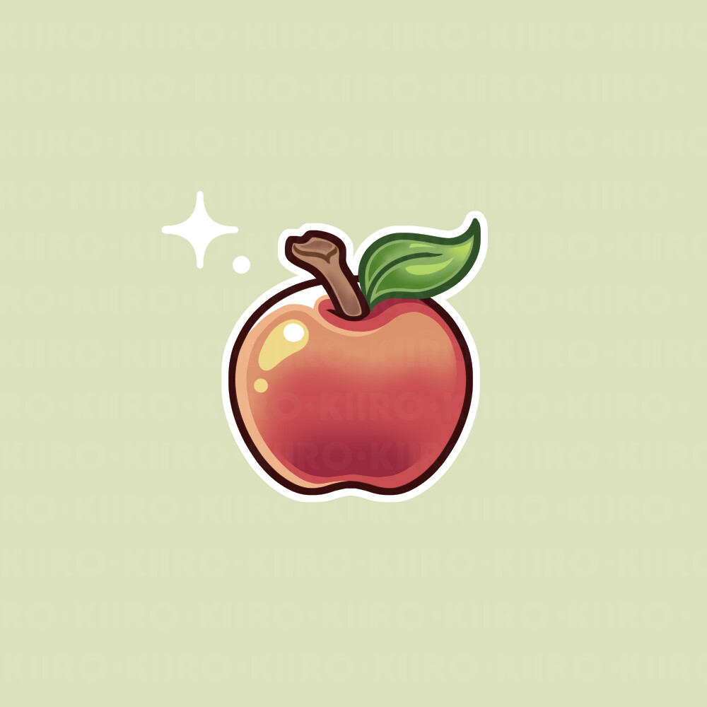 ArtStation - Apple 🍎 (Sticker)