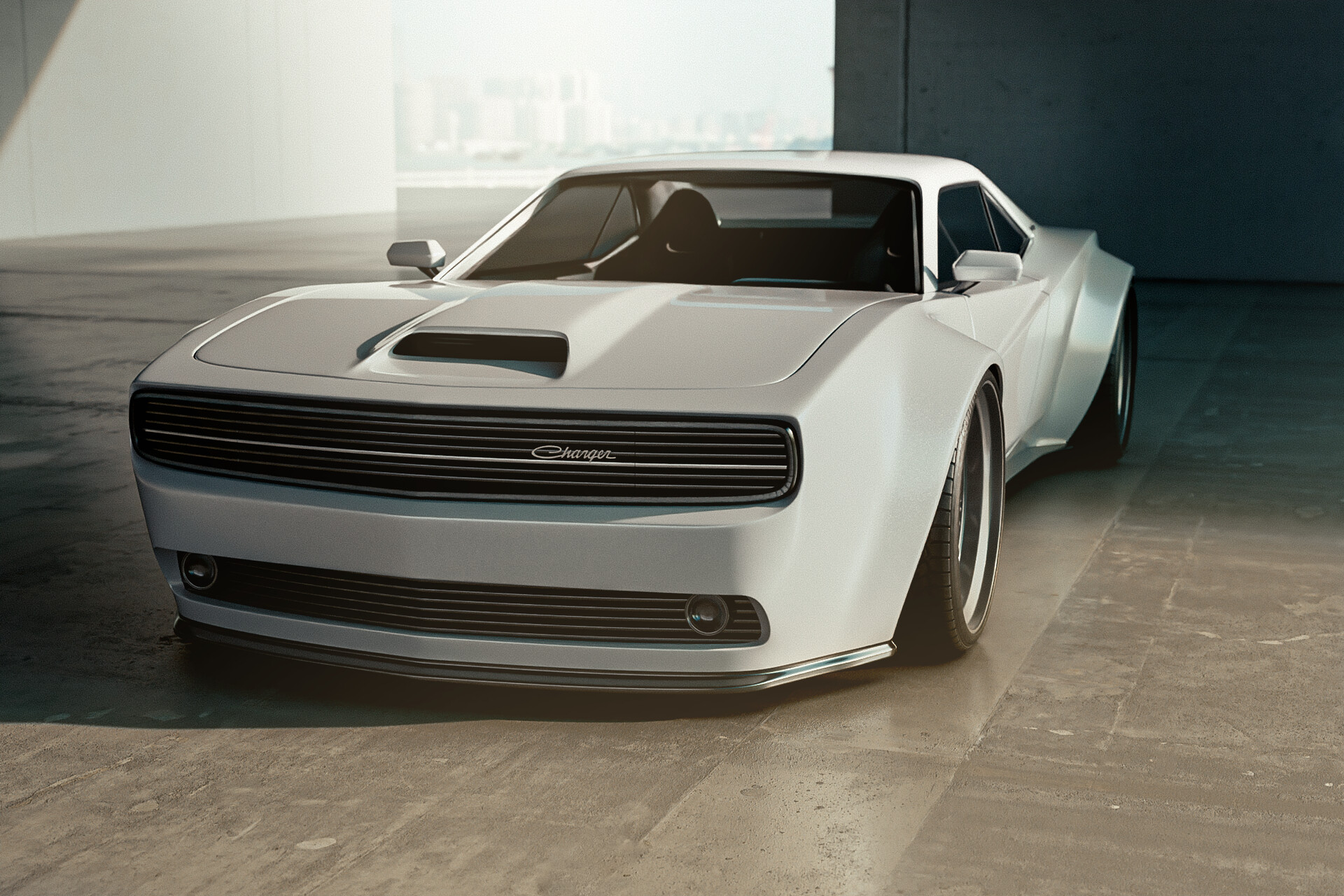 ArtStation - 2030 Dodge Charger Concept - A Futuristic Muscle Car