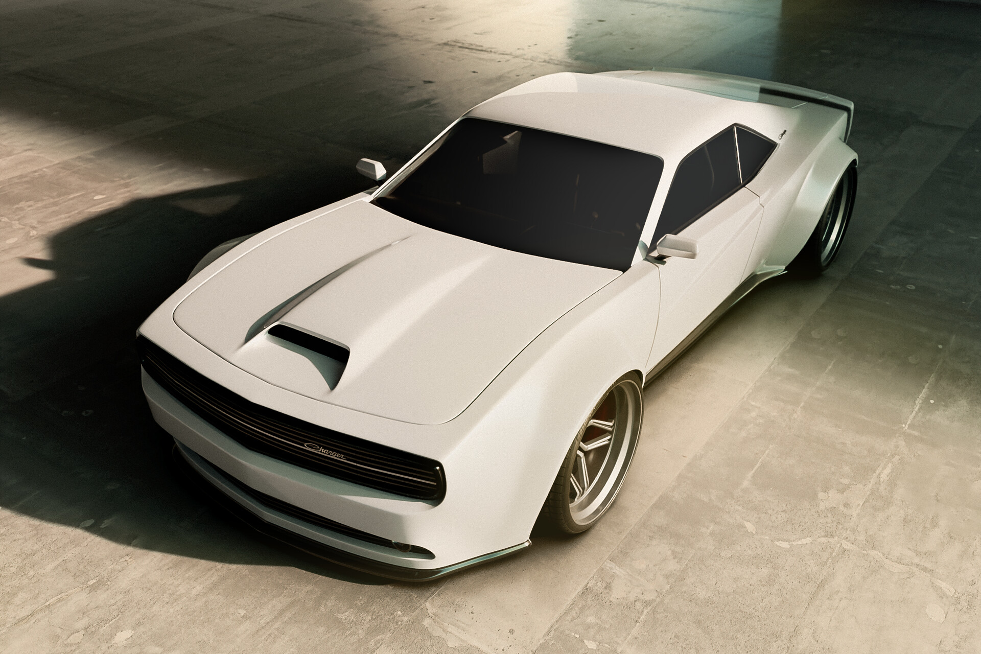 Justin Grant - 2030 Dodge Charger Concept - A Futuristic Muscle Car