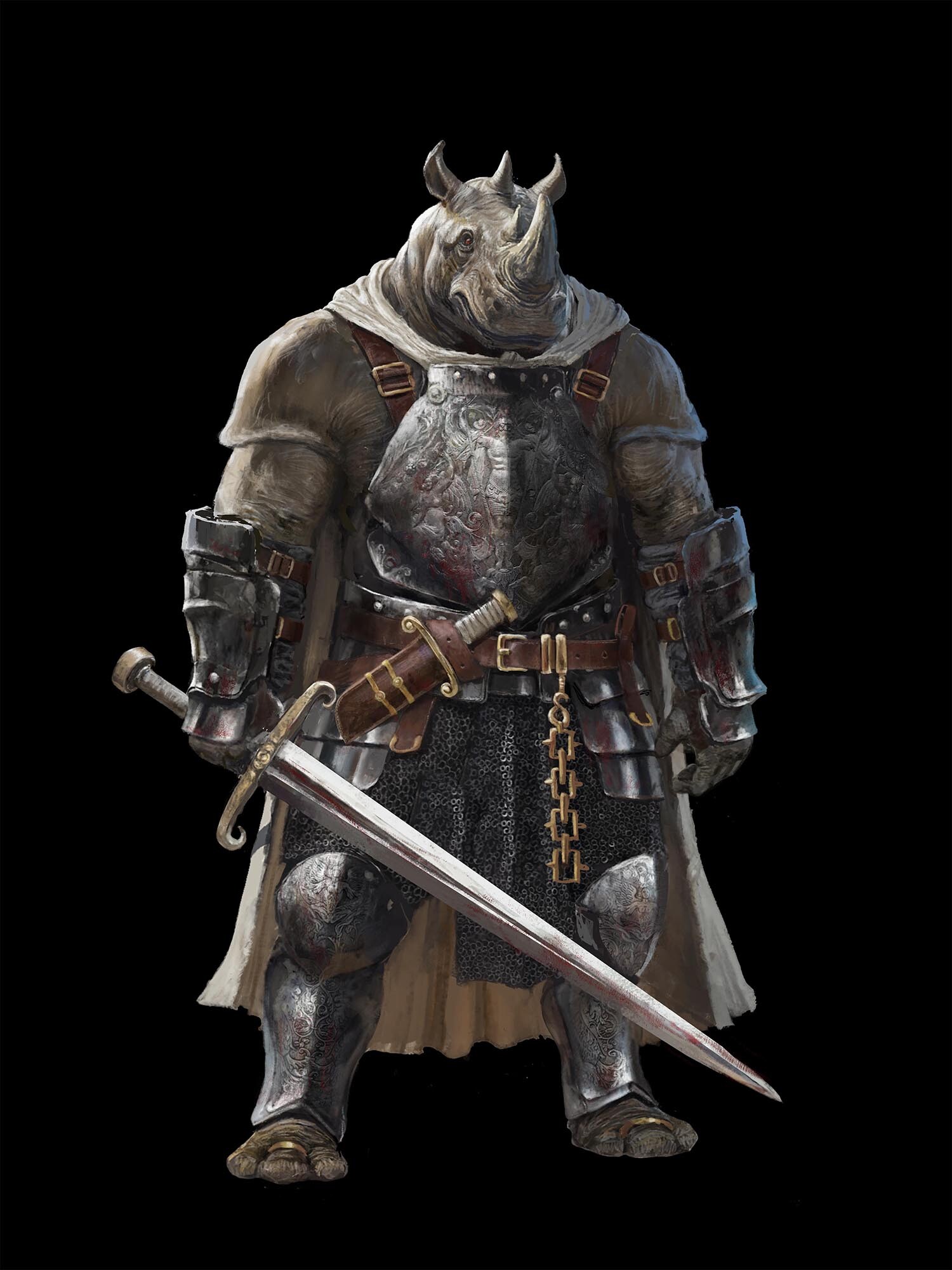 ArtStation - Rhino Executioner (Character Design)