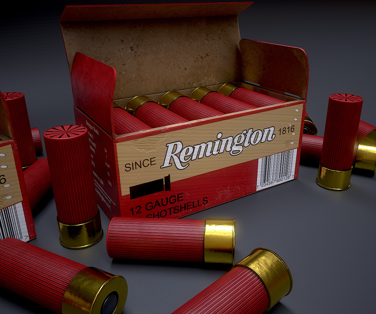 ArtStation - Shotgun Buckshot - Blender