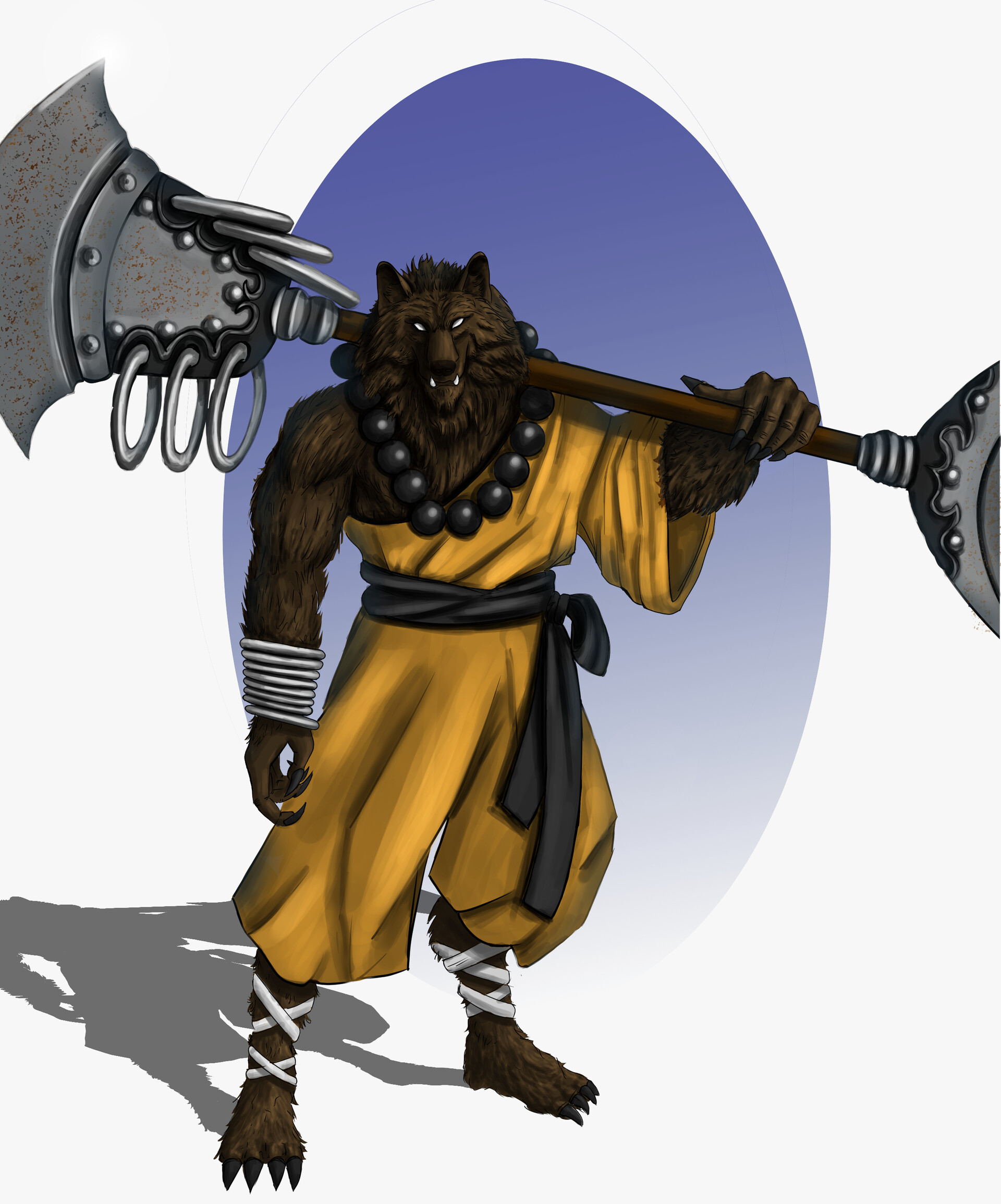 ArtStation - Worgen Monk