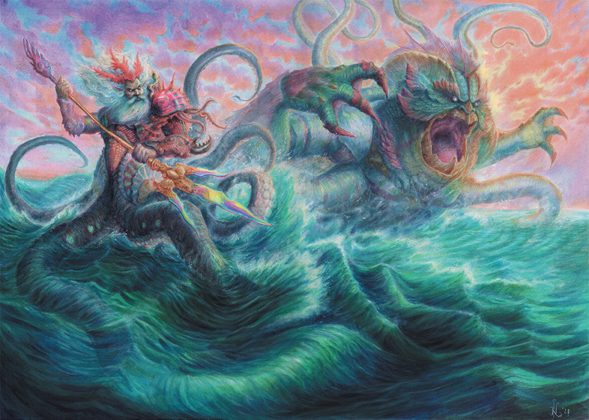 ArtStation - Poseidon & Cetus