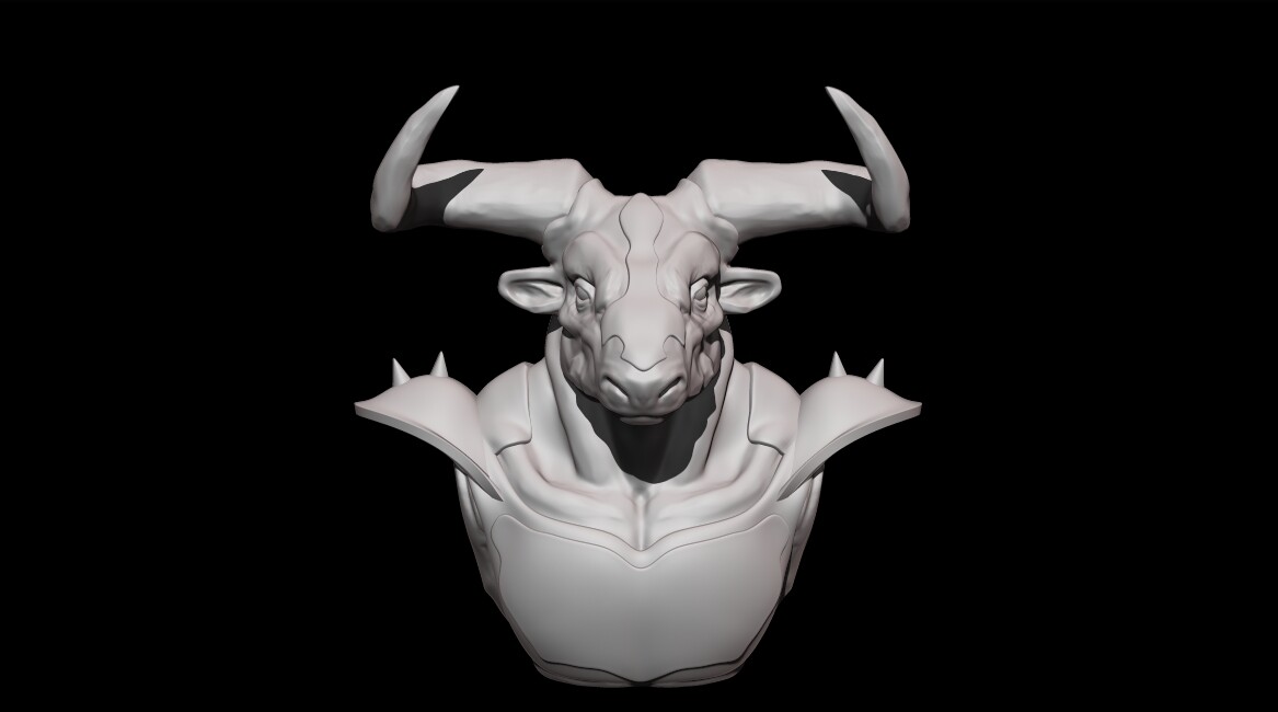 ArtStation - Minotaur Bust