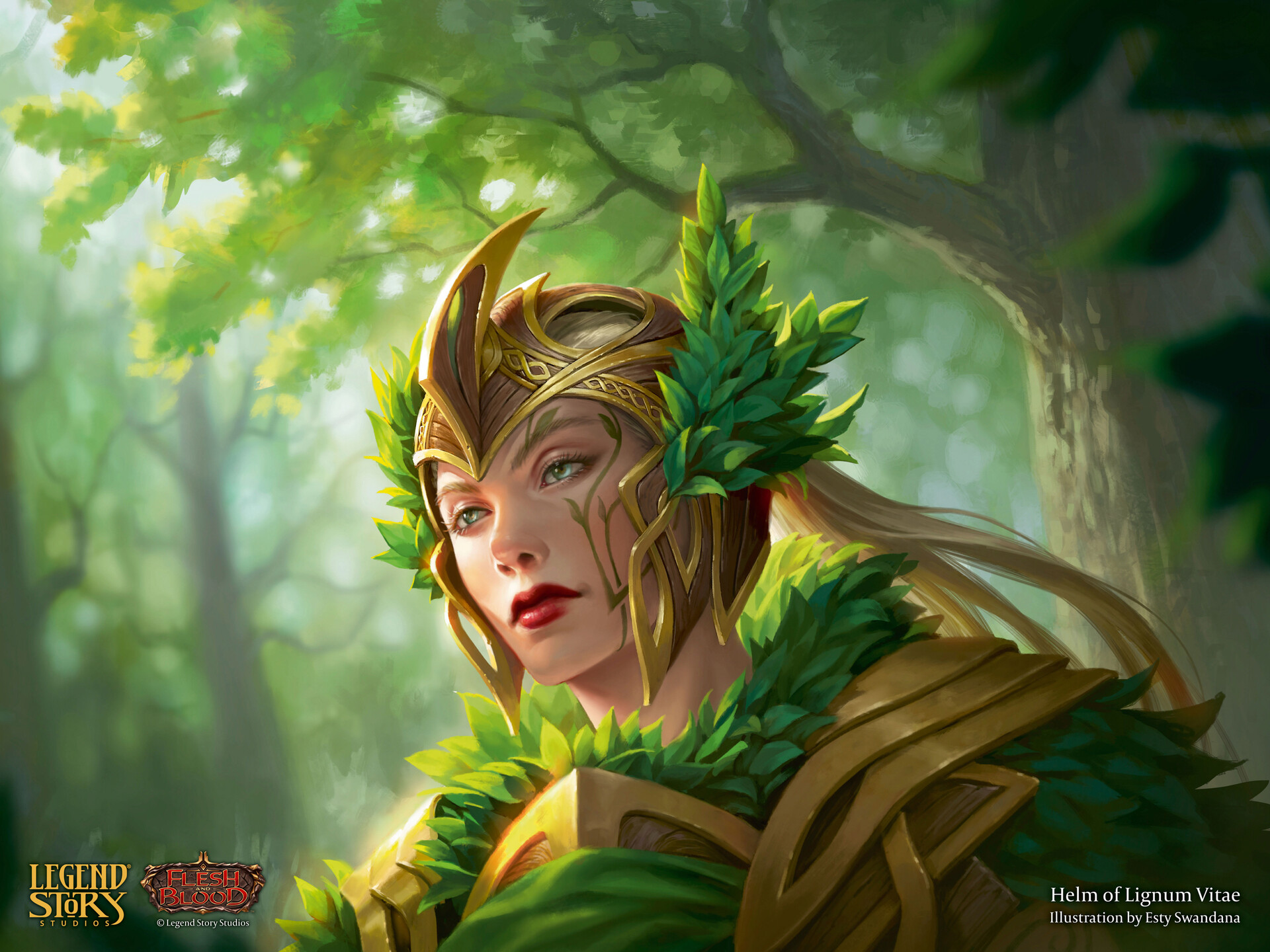 ArtStation - Flesh and Blood - Helm of Lignum Vitae