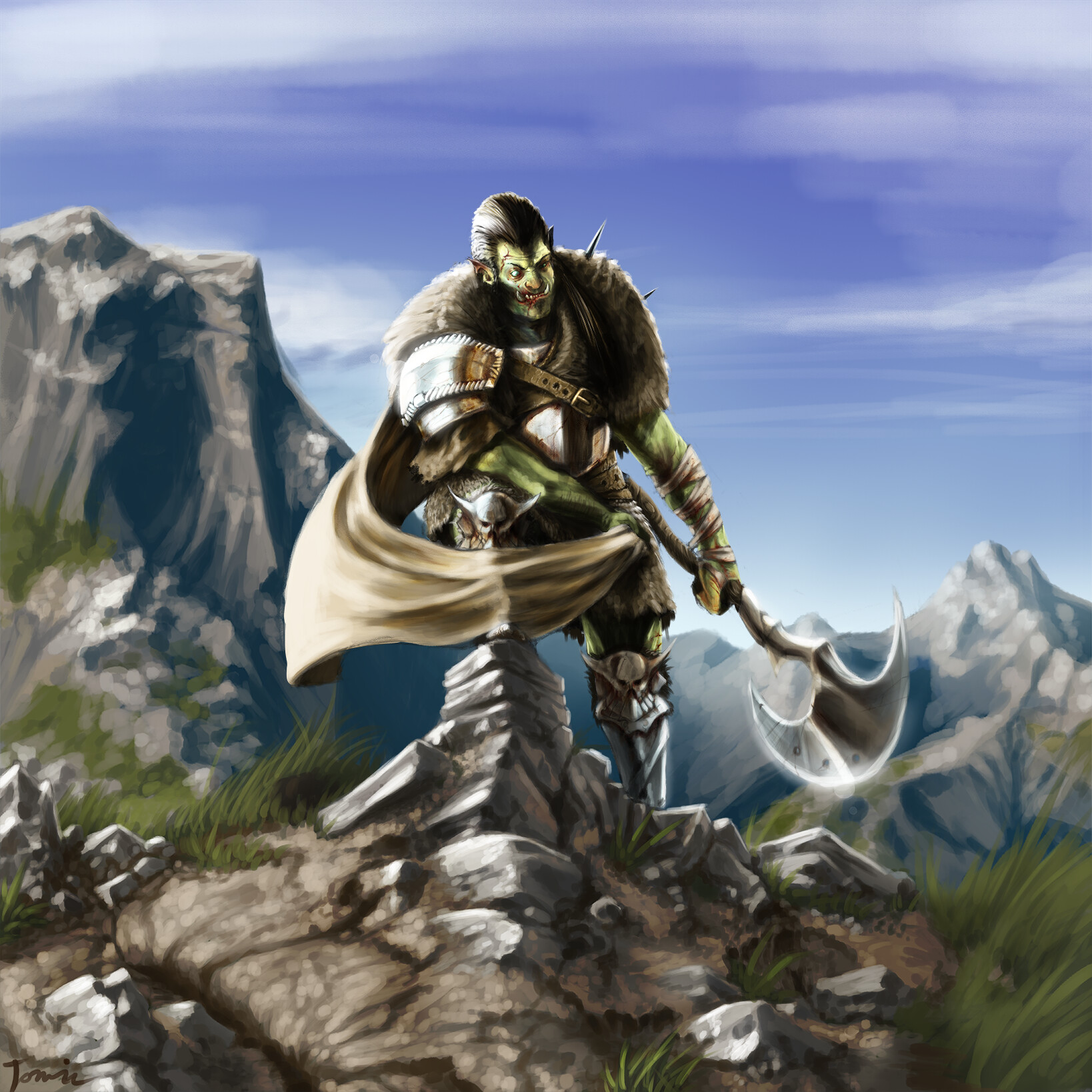 ArtStation - Orc Warlord