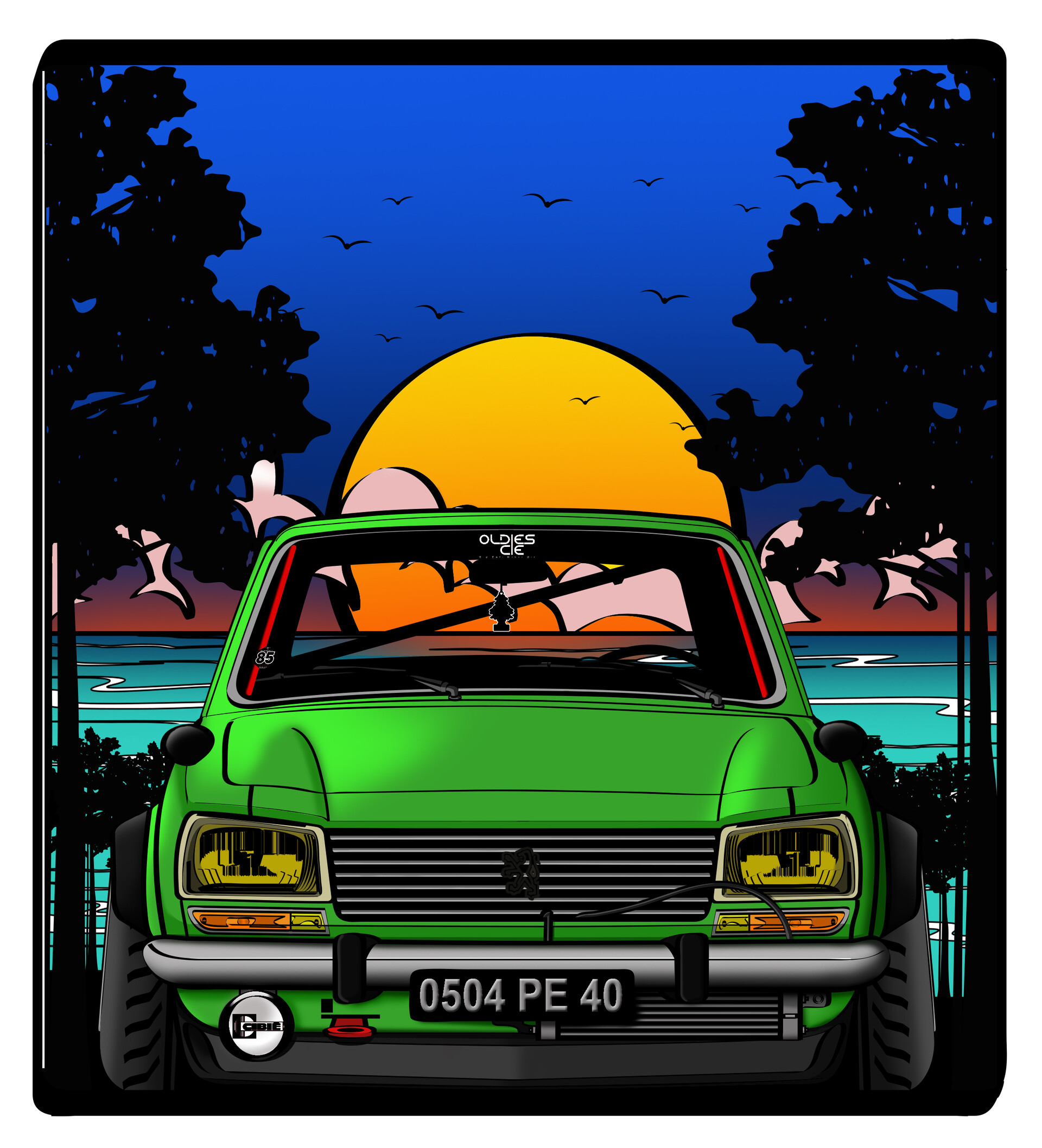 ArtStation - Peugeot 504