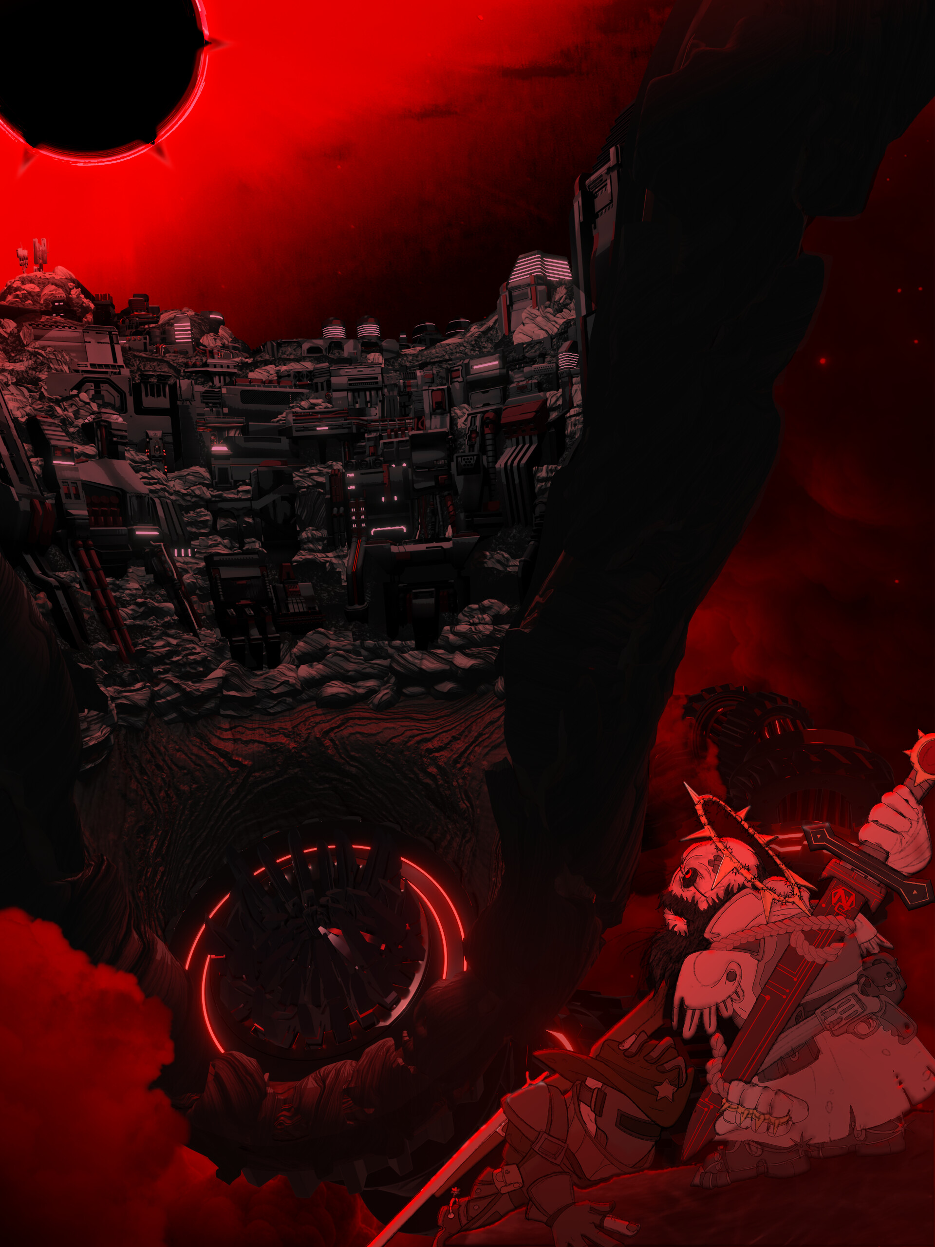 ArtStation - Death Surrounds This Machine