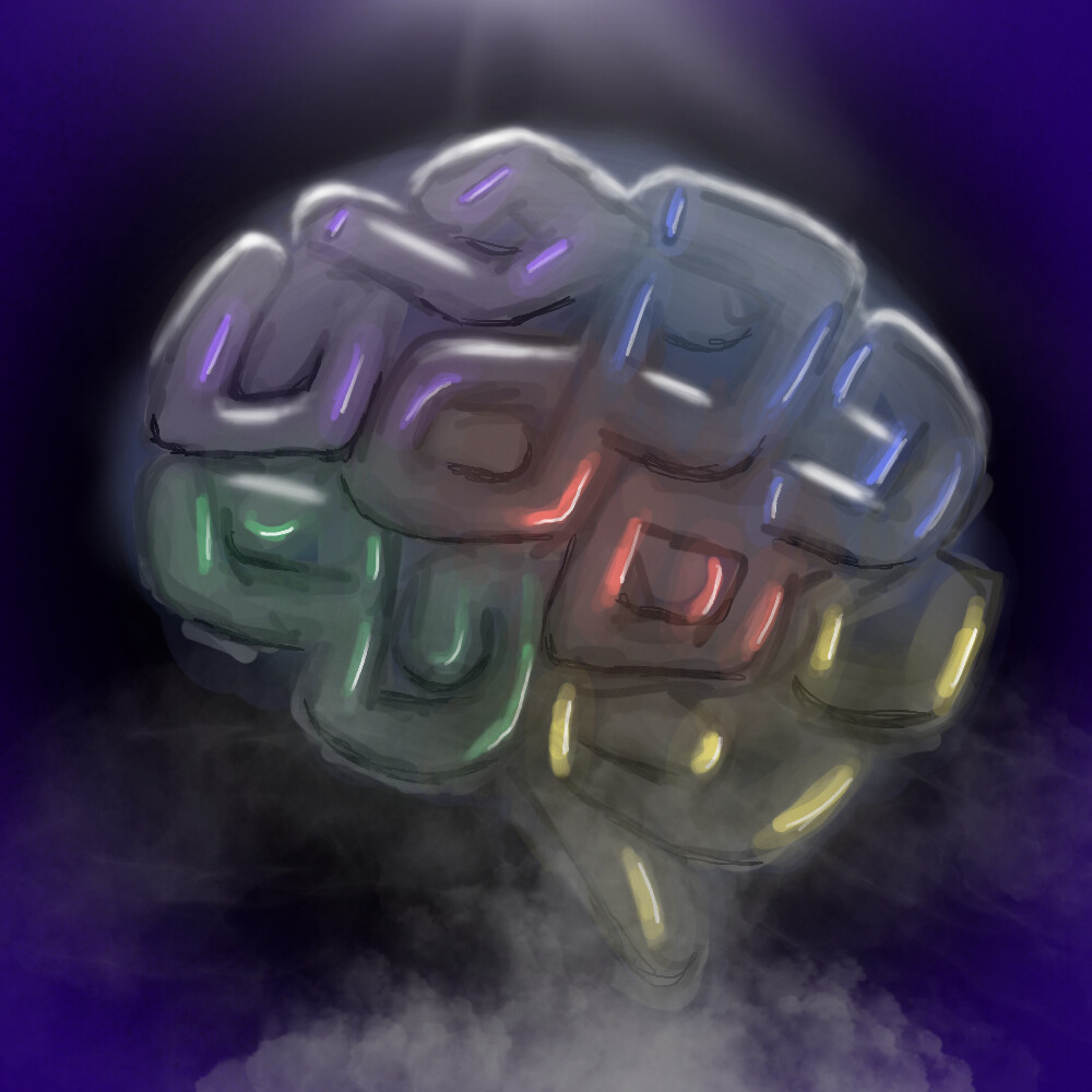 ArtStation - Concept Sketch for the AI Quantum Supercomputer